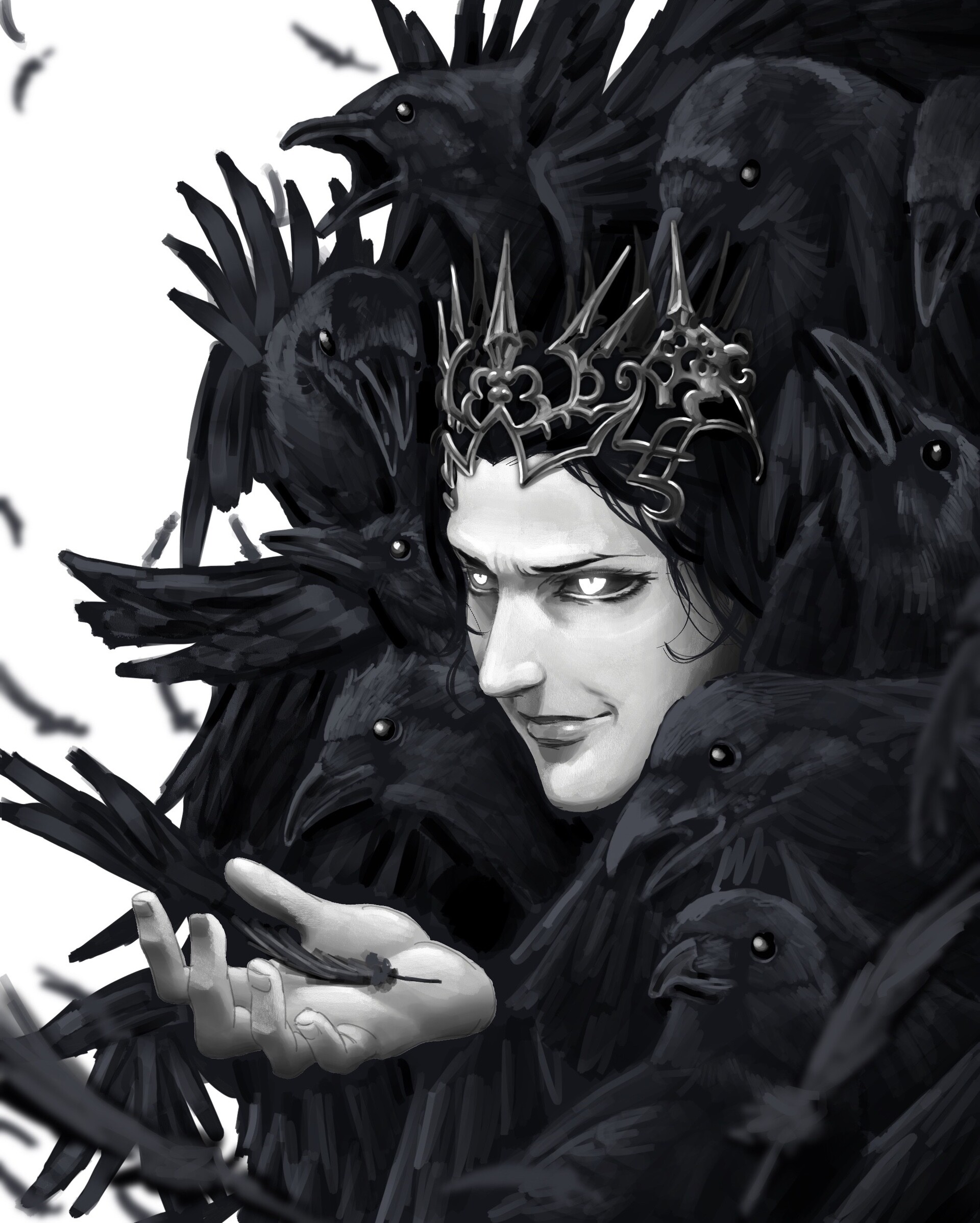 ArtStation - Raven king
