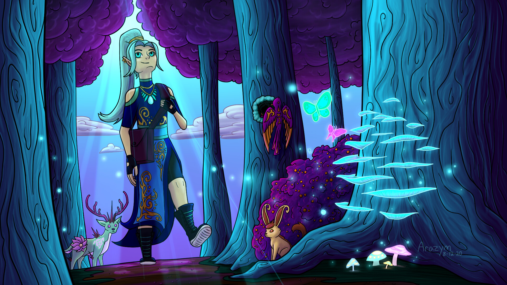 ArtStation - Fantasy Forest