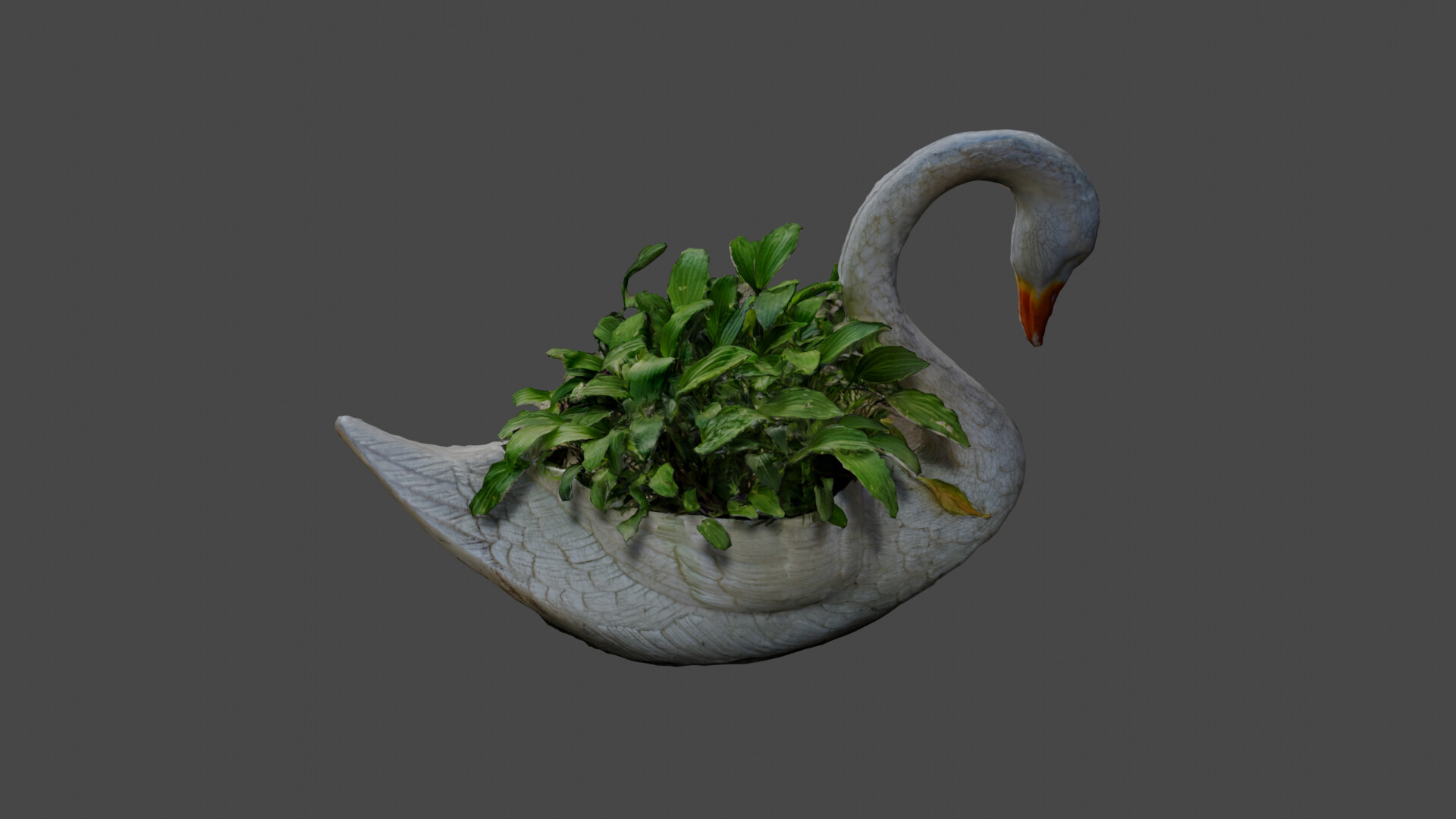ArtStation - Swan Flower Pot