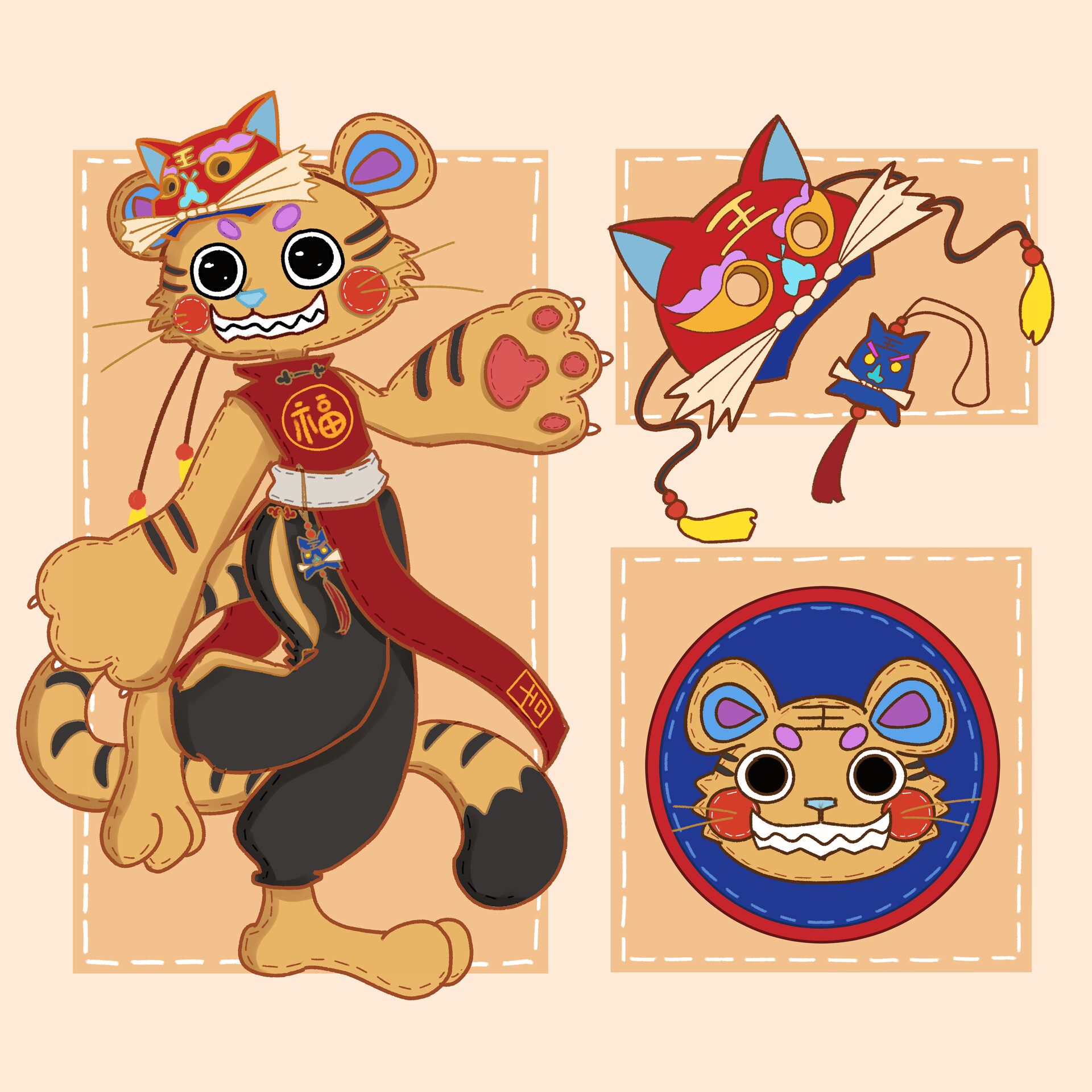 ArtStation - Cloth Tiger