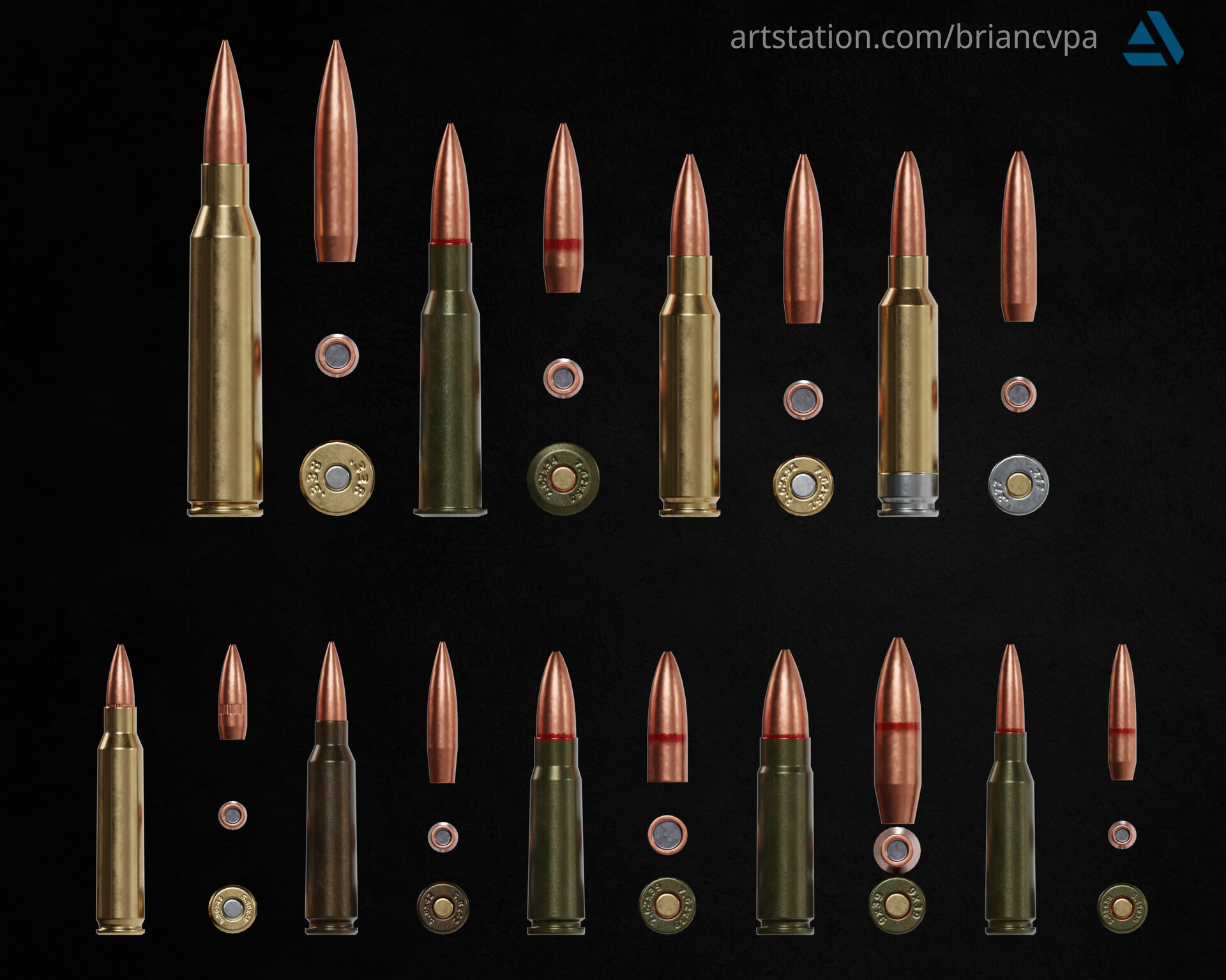 ArtStation - Modern Military Calibers