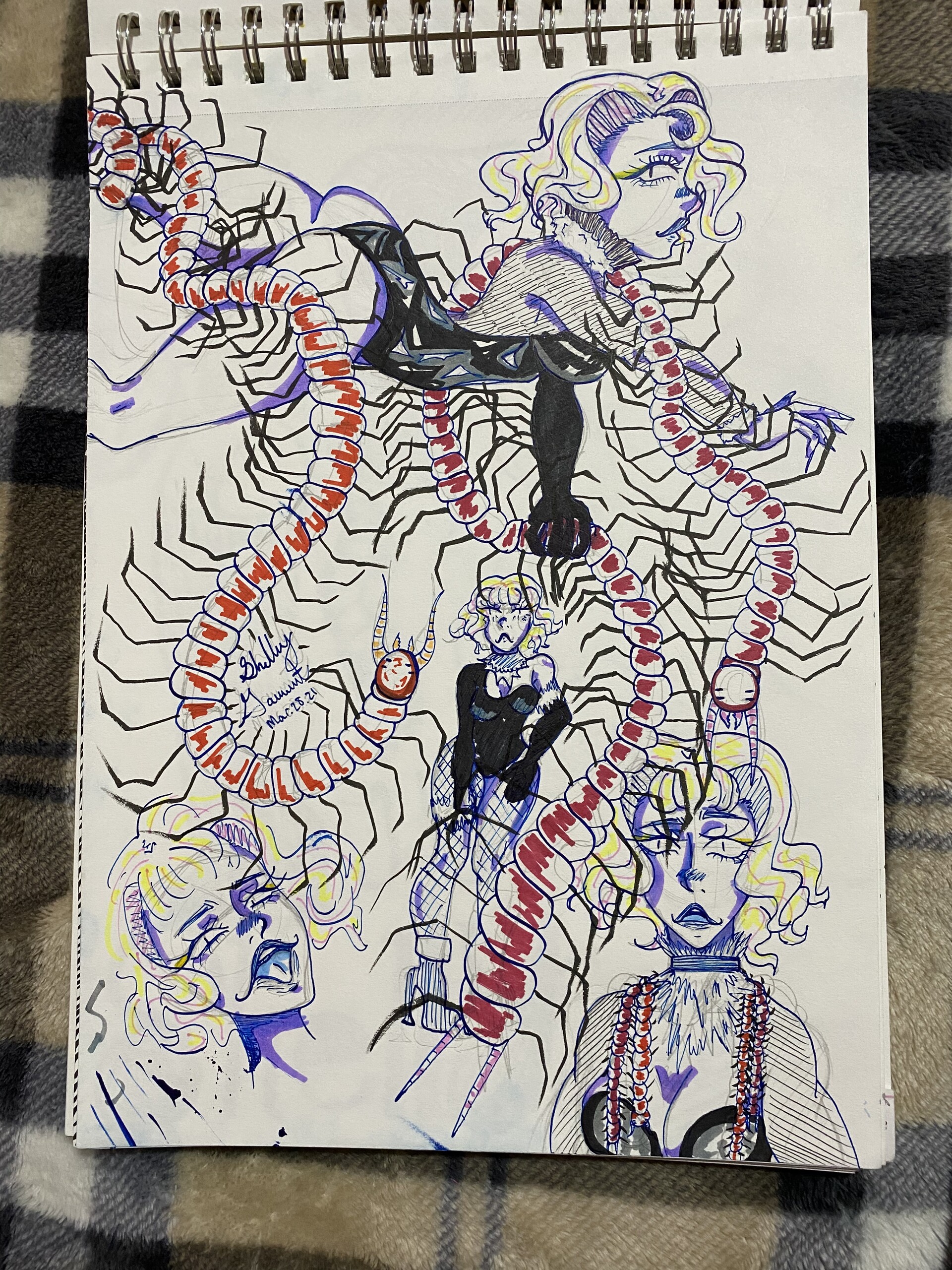 ArtStation - Centipede Lady