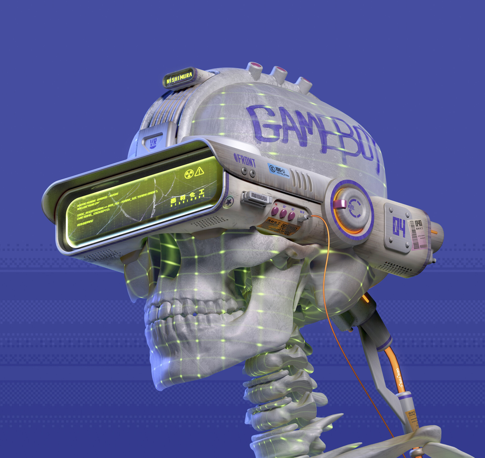 ArtStation - Cyber skullz #5