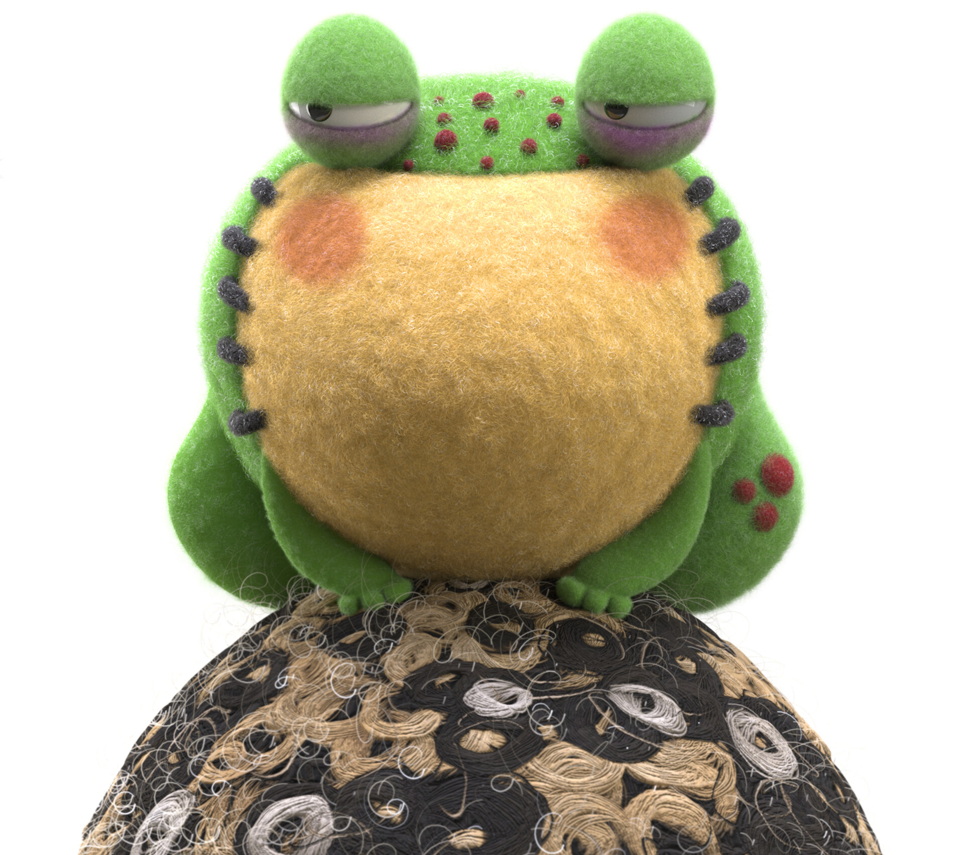 Nilian Studios - Lazzy Fuzzy Frog