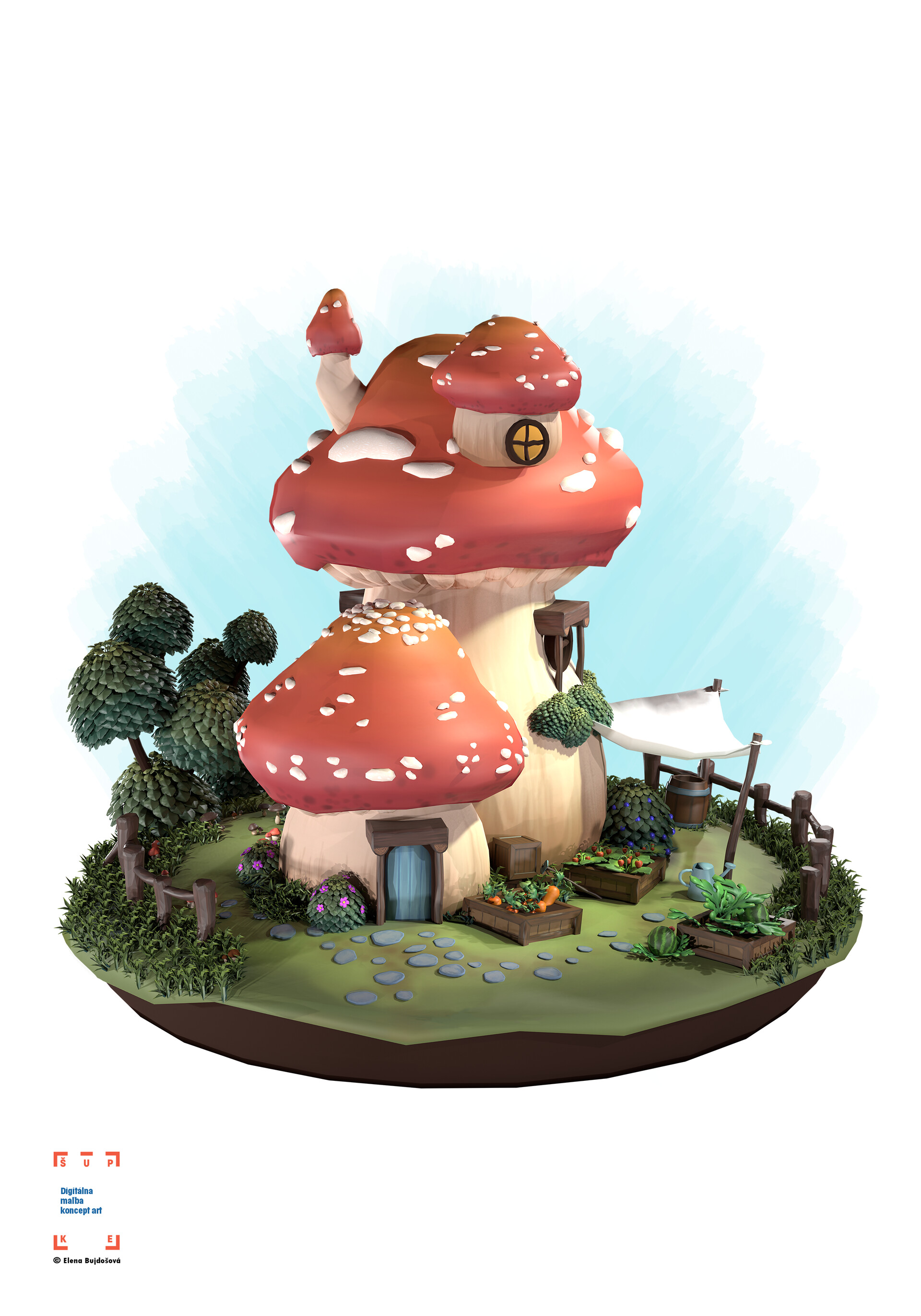 ArtStation - Mooshroom Grounds