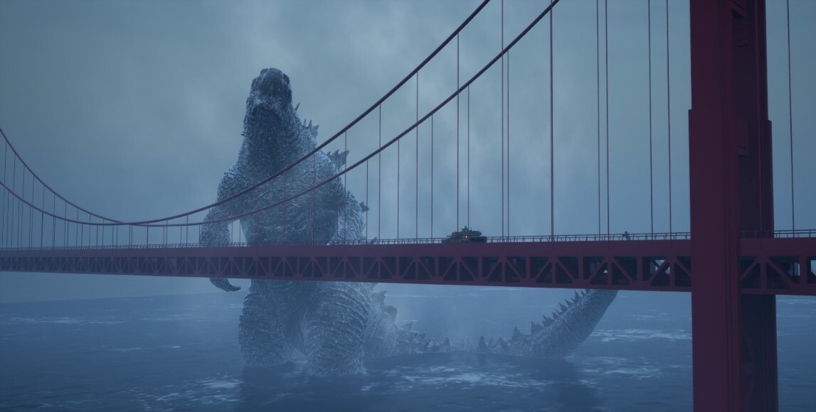 ArtStation - Godzilla at the golden Gate. planned to release full scene ...