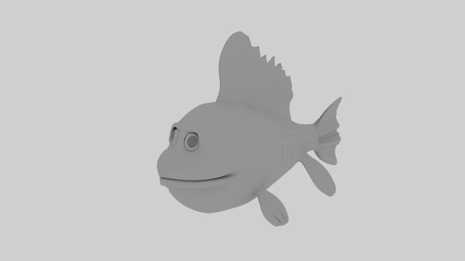 ArtStation - 3d fish