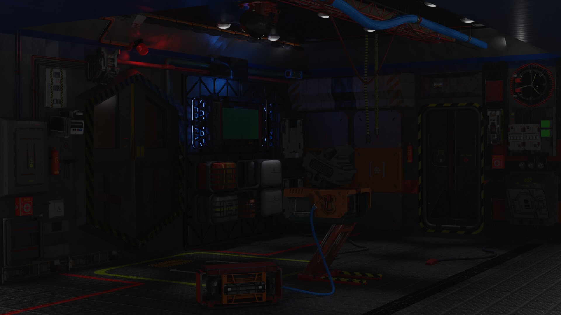 ArtStation - Docking bay