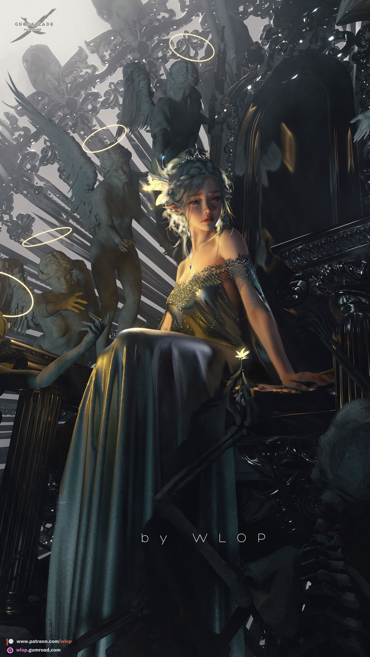 WLOP - Throne2 (Yulia)