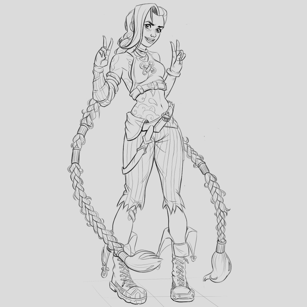 arcane league of legends coloring pages