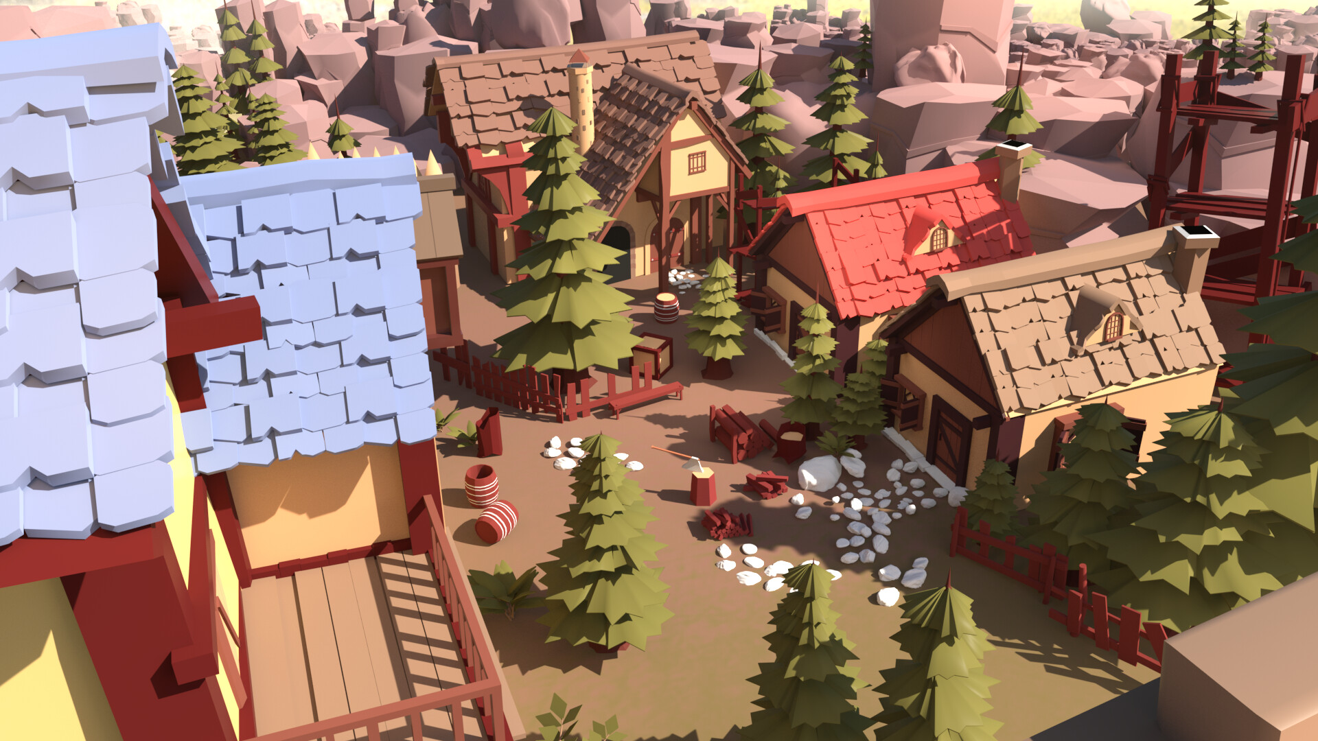 ArtStation - low poly modeling