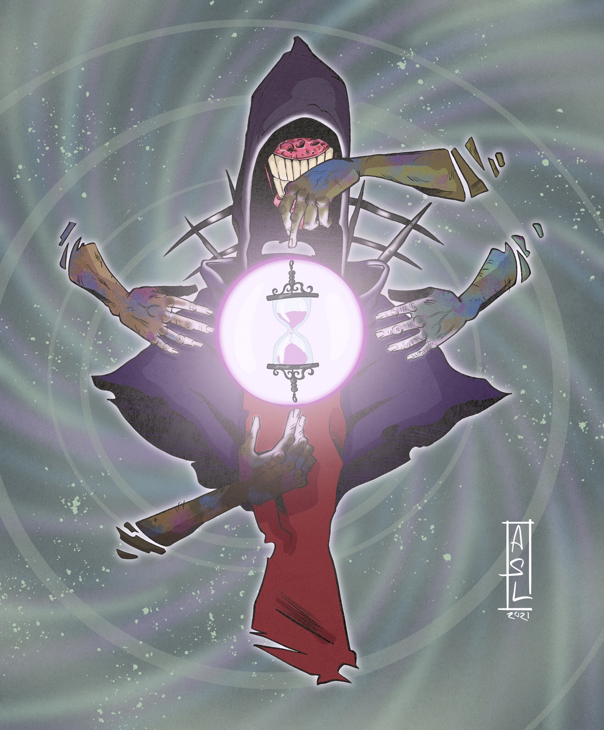 ArtStation - Hourglass - Cursed Relics 2021