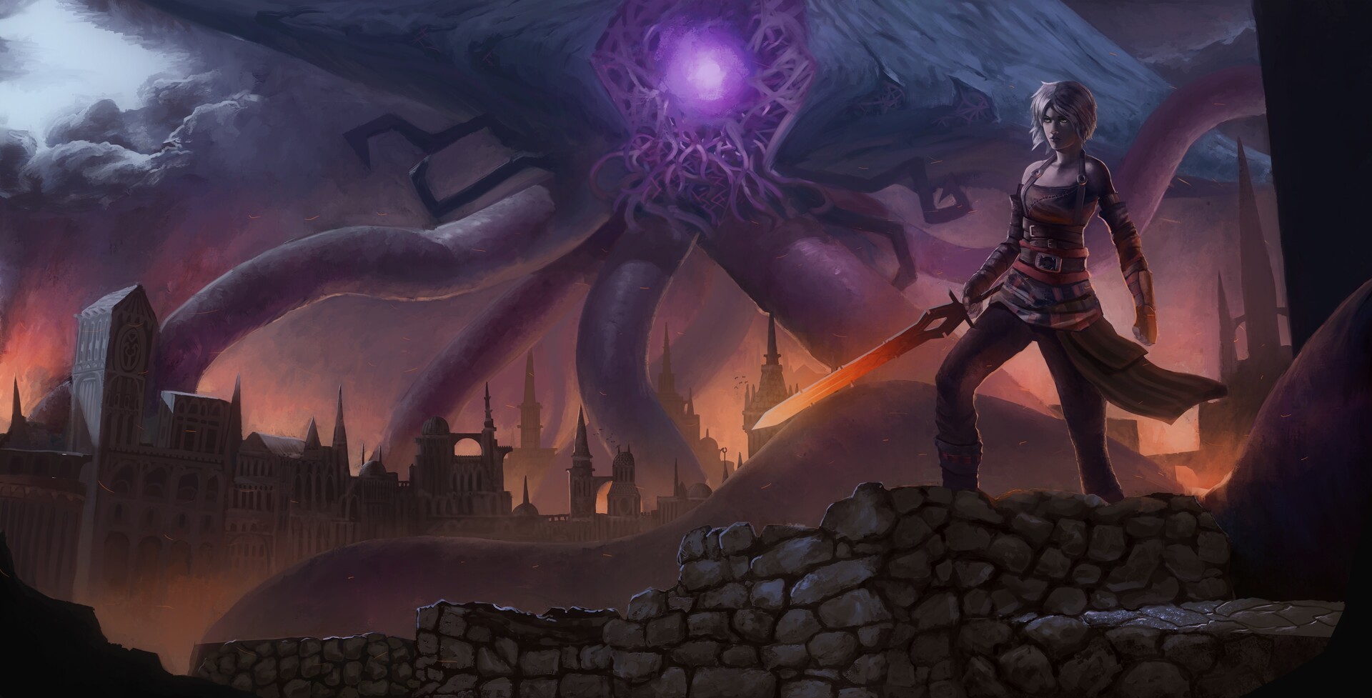 ArtStation - The Fall of Innistrad (MTG Fanart)