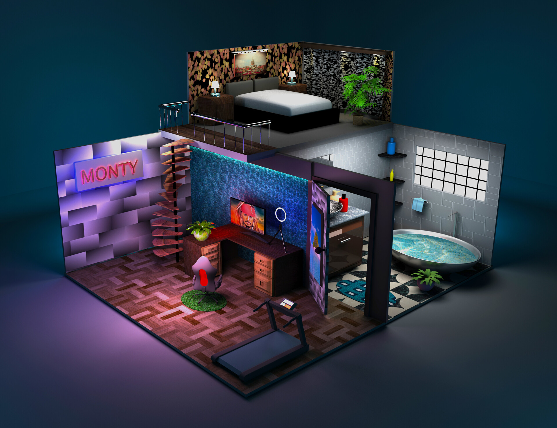 ArtStation - Bg modeling