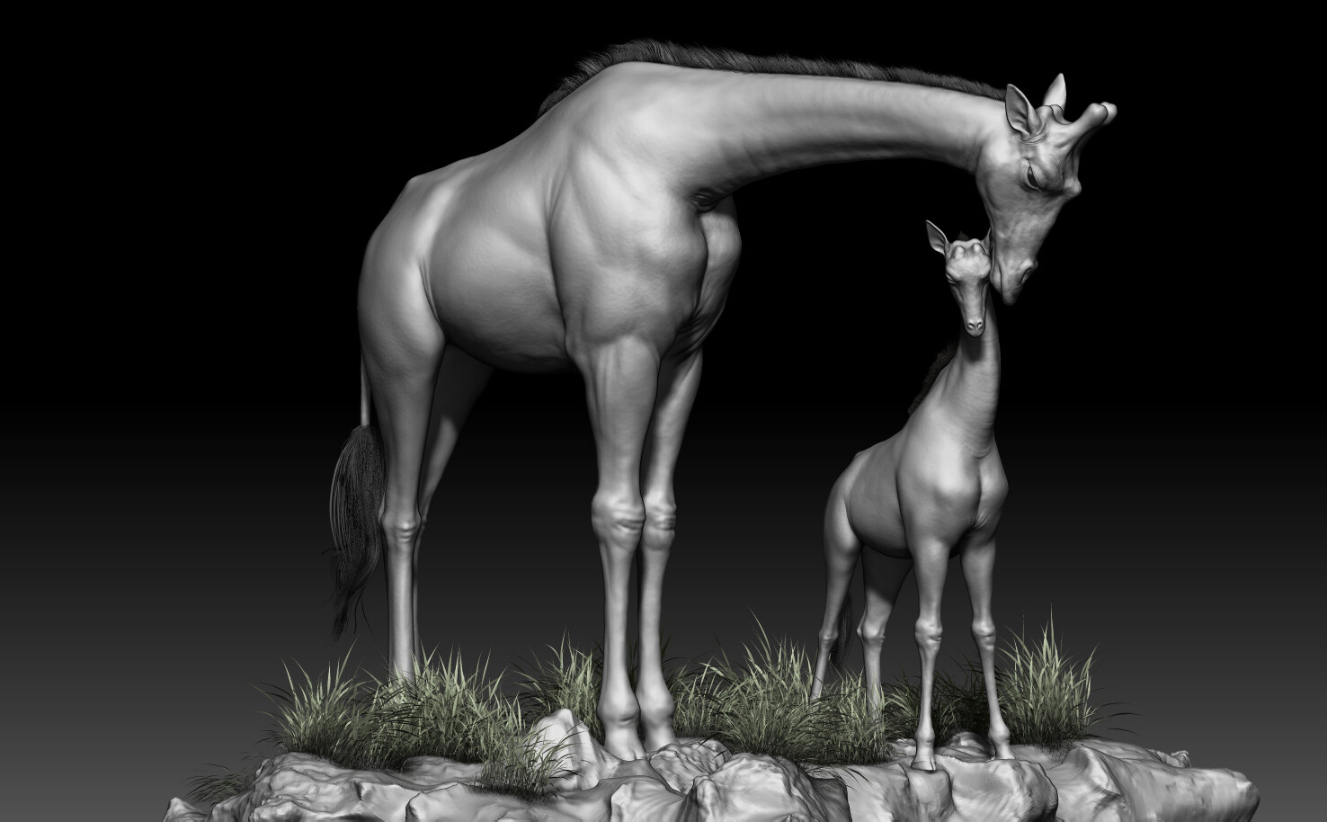 ArtStation - Giraffe anatomy