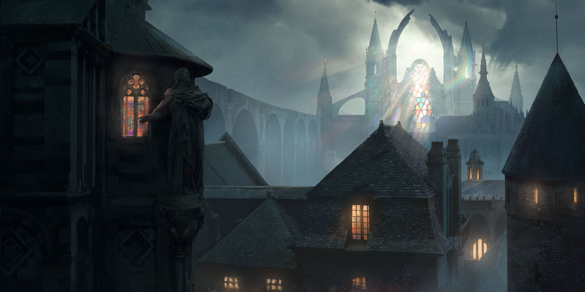 ArtStation - gothic city