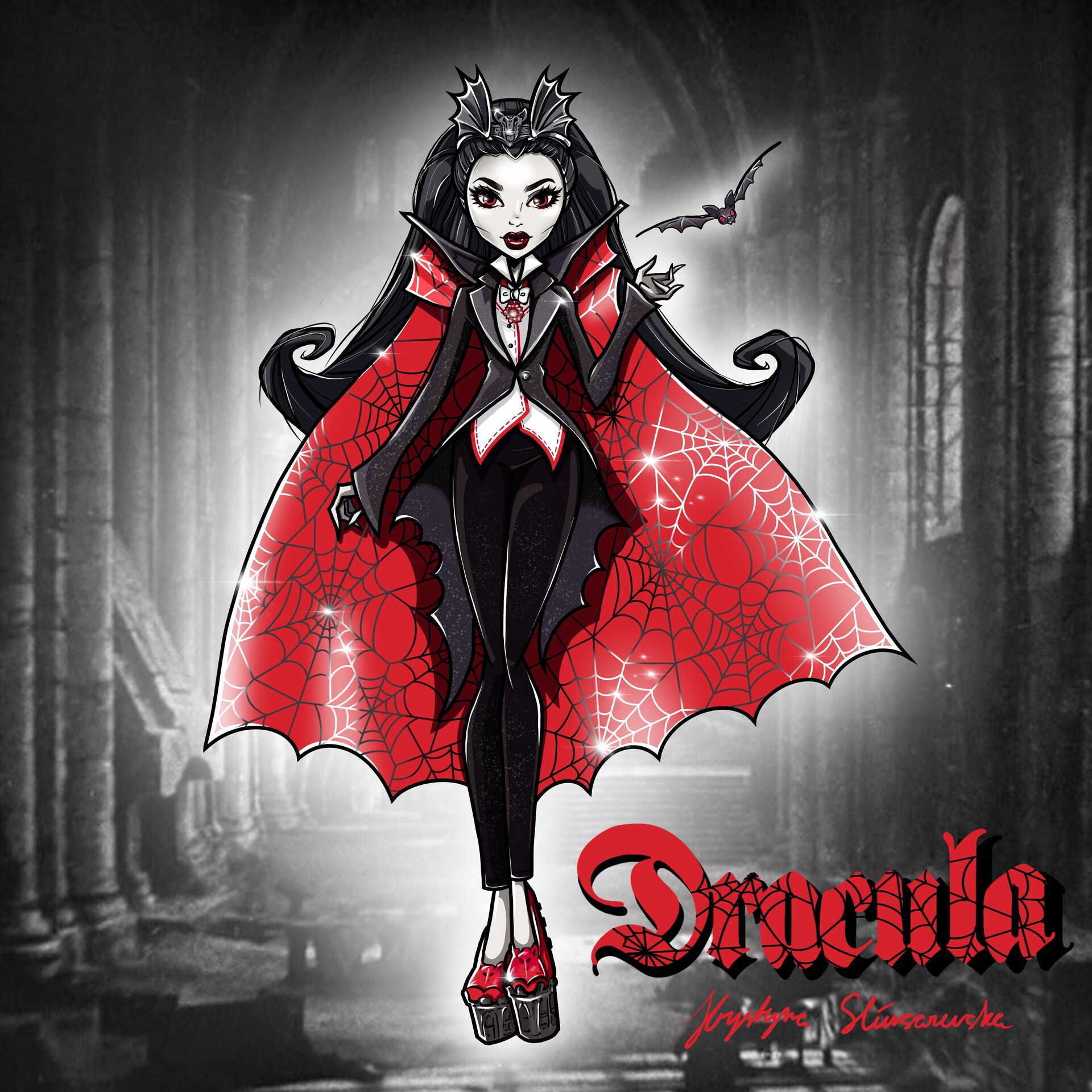 ArtStation - Monster High Dracula Fanart