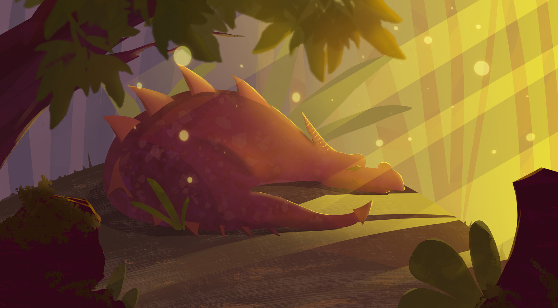 ArtStation - Sleeping Dragon