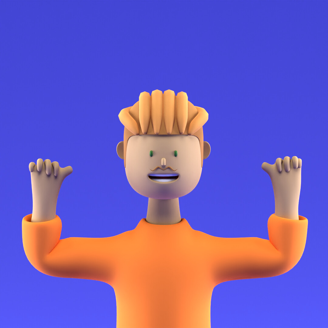 ArtStation - My cool character with bad fingers