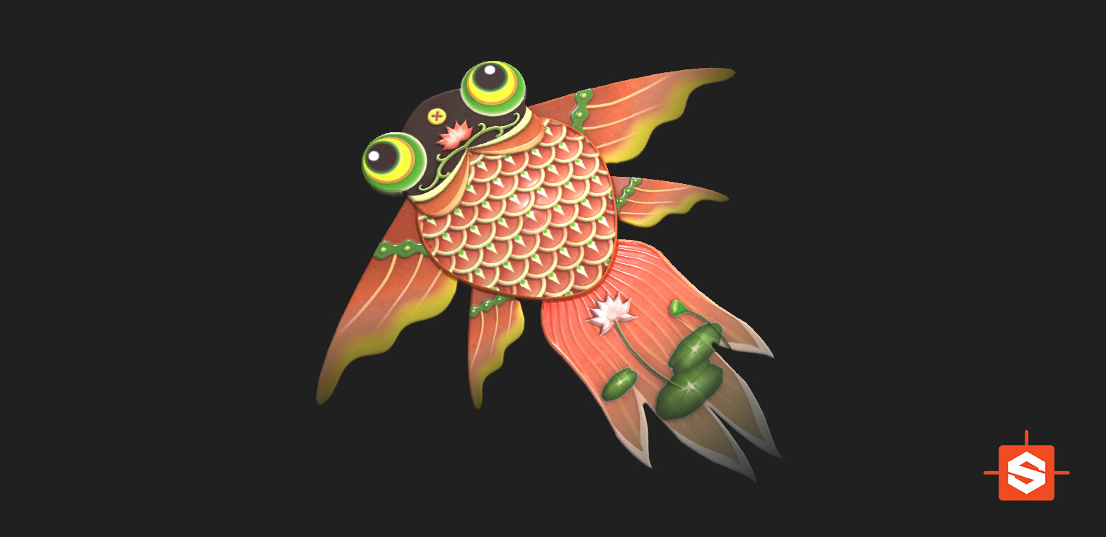 ArtStation - Substance Designer-Chinese Fish Kite