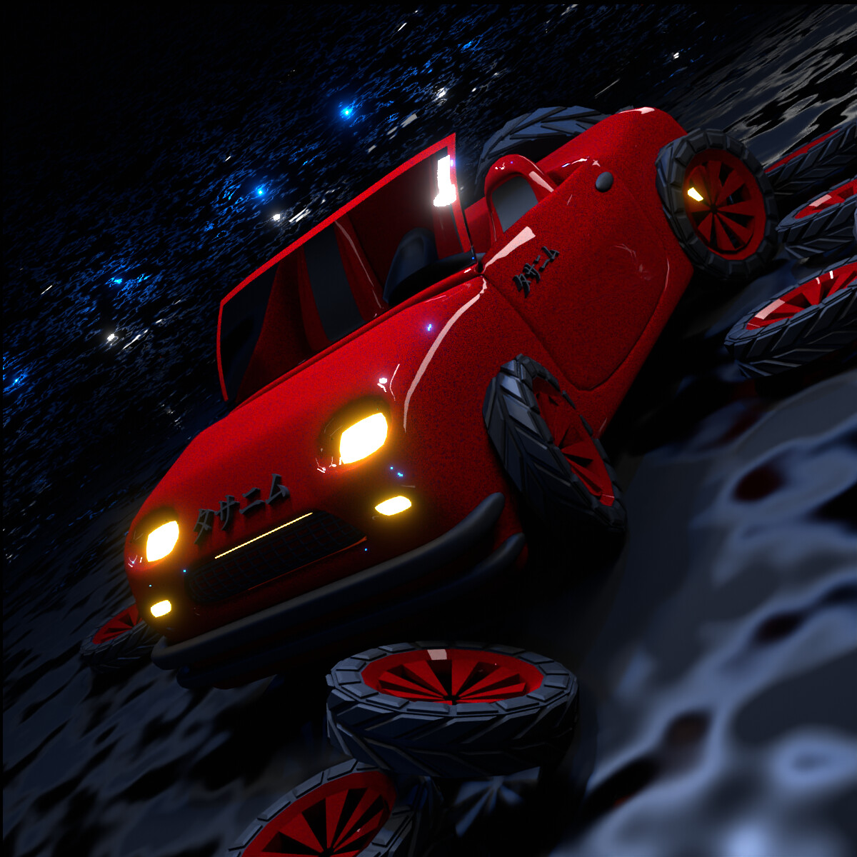 ArtStation - Convertible Car