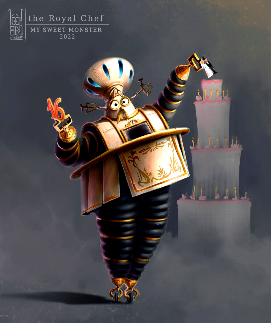 ArtStation - royal robots \ Мy Sweet Monster 2022