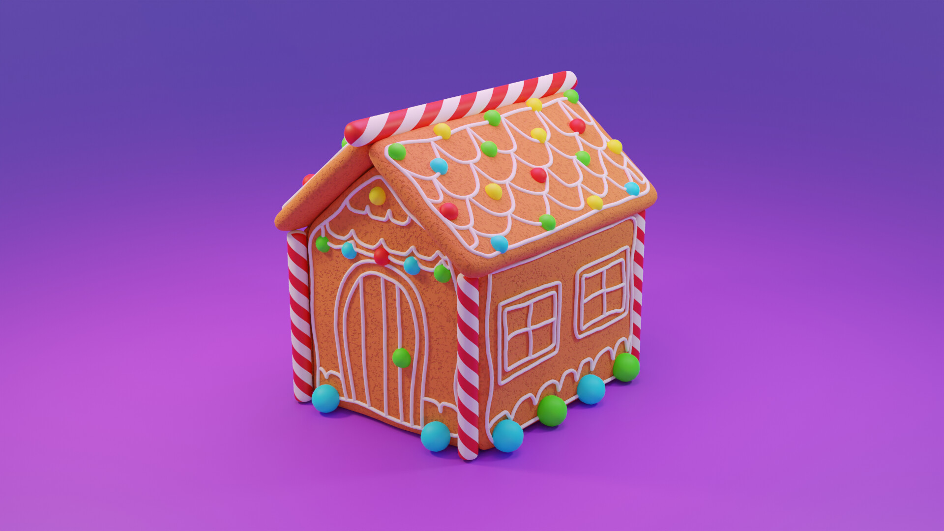 ArtStation - Gingerbread House