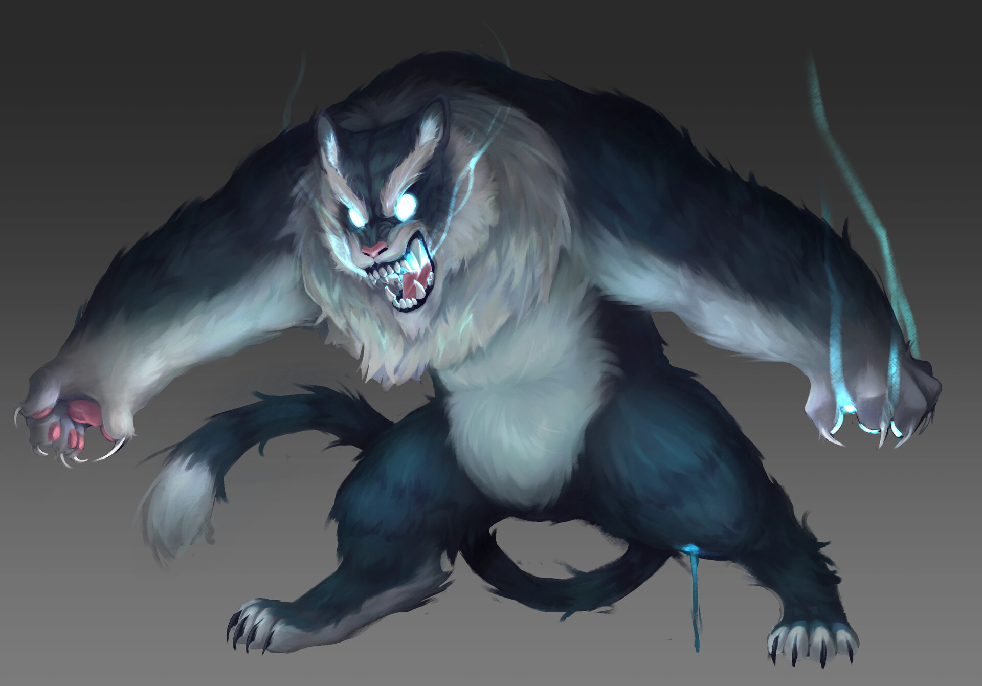 ArtStation - [2D] Black tiger