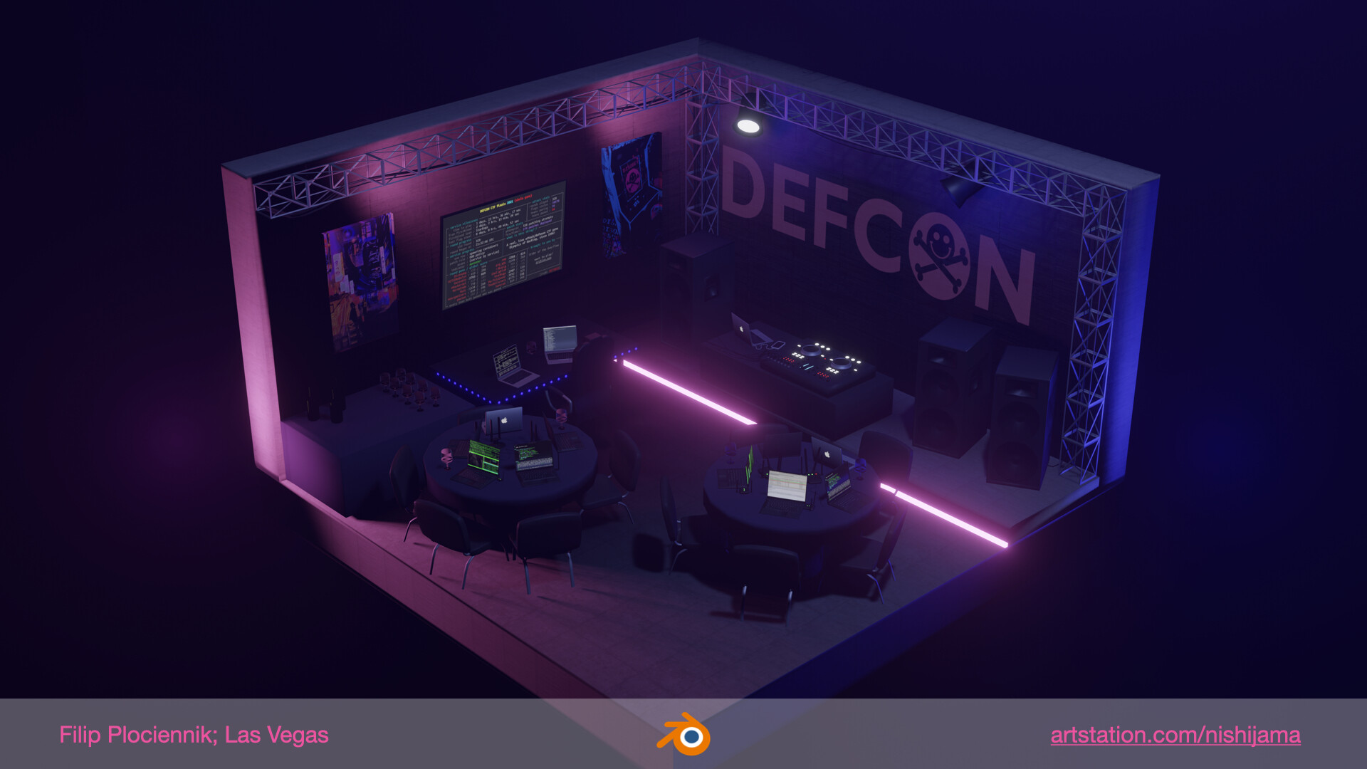 ArtStation - Defcon diorama