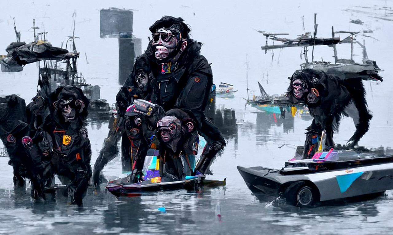 ArtStation - Apocalyptic Apes by AI