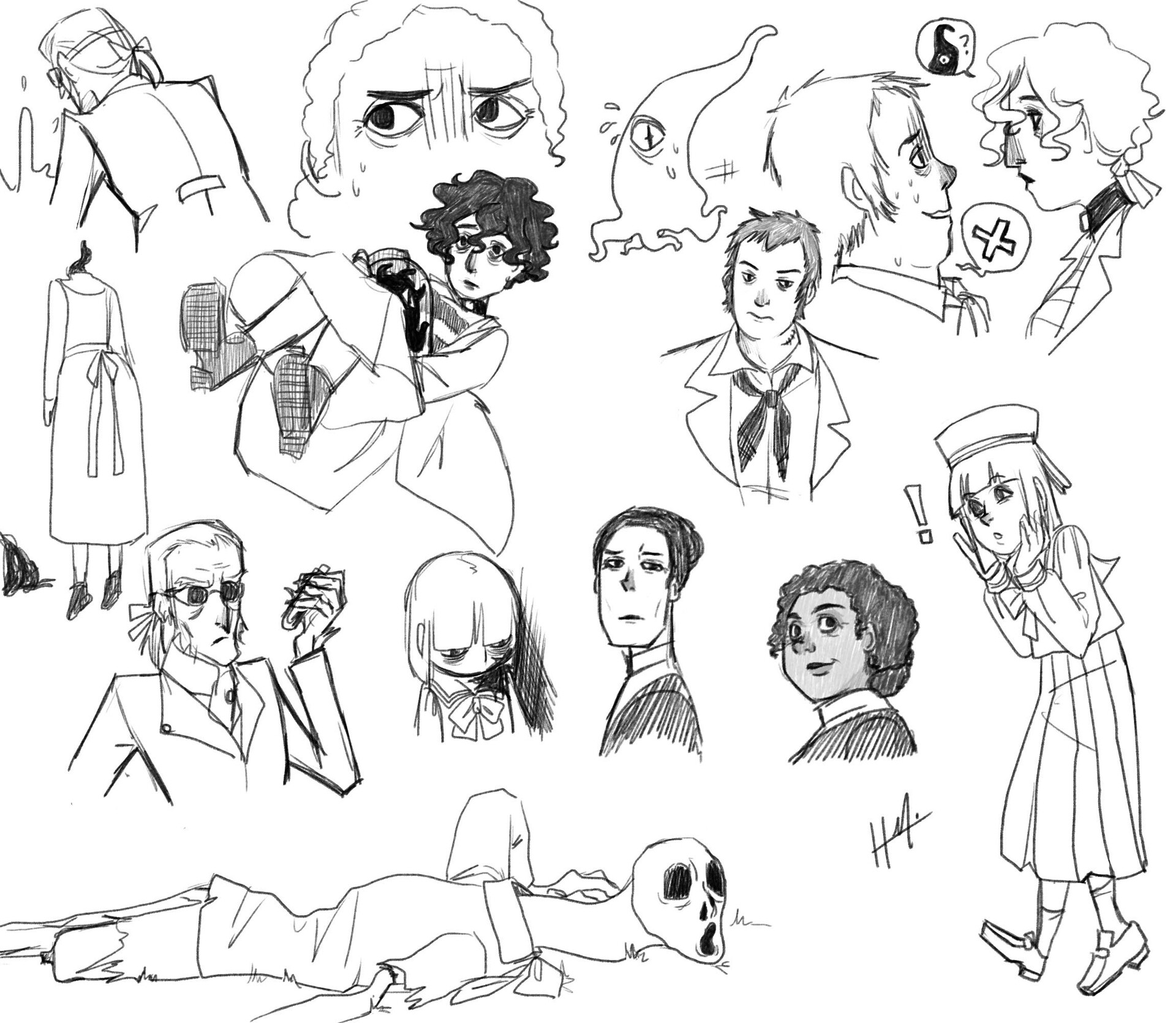 ArtStation - Horror characters concept