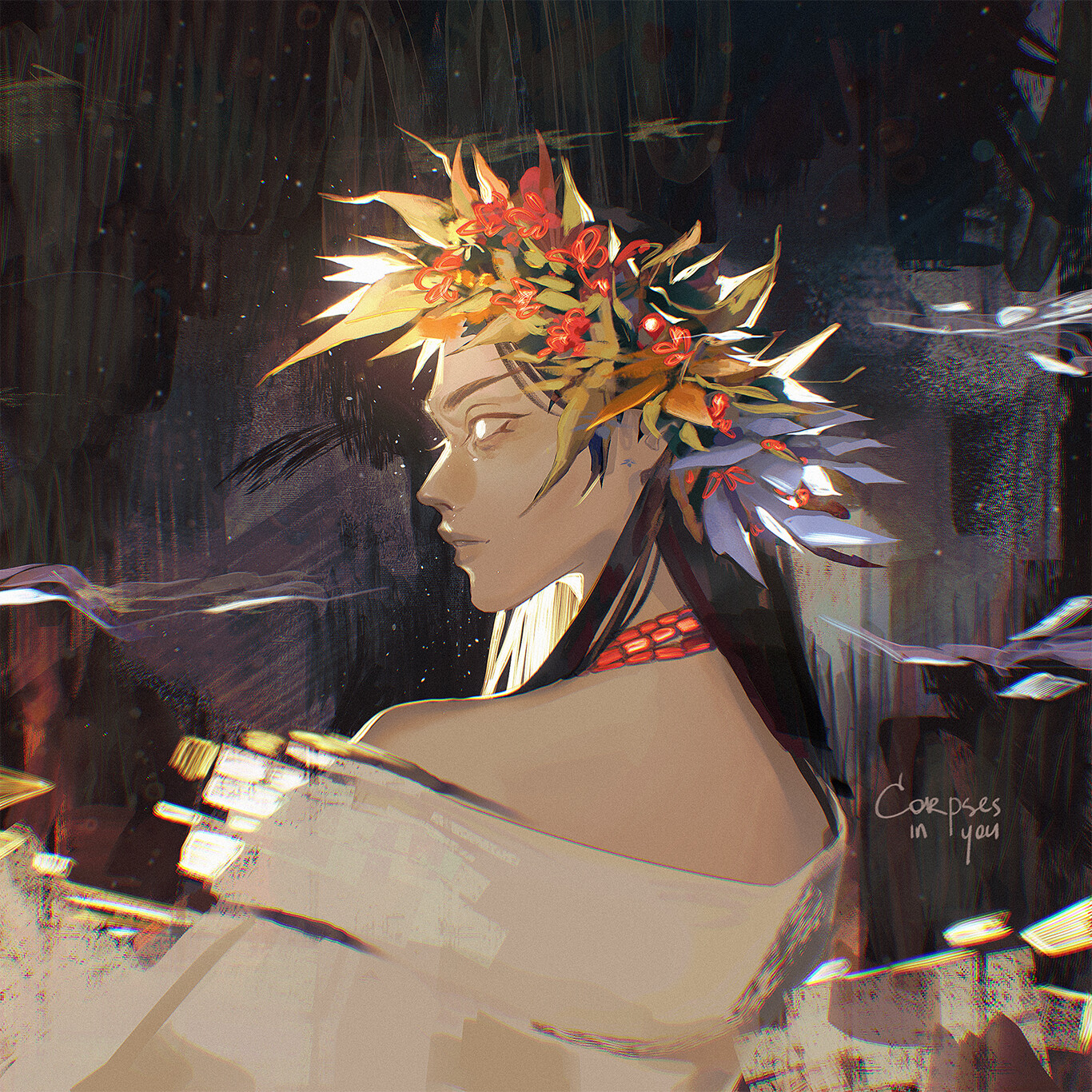 ArtStation - Flower Wreath