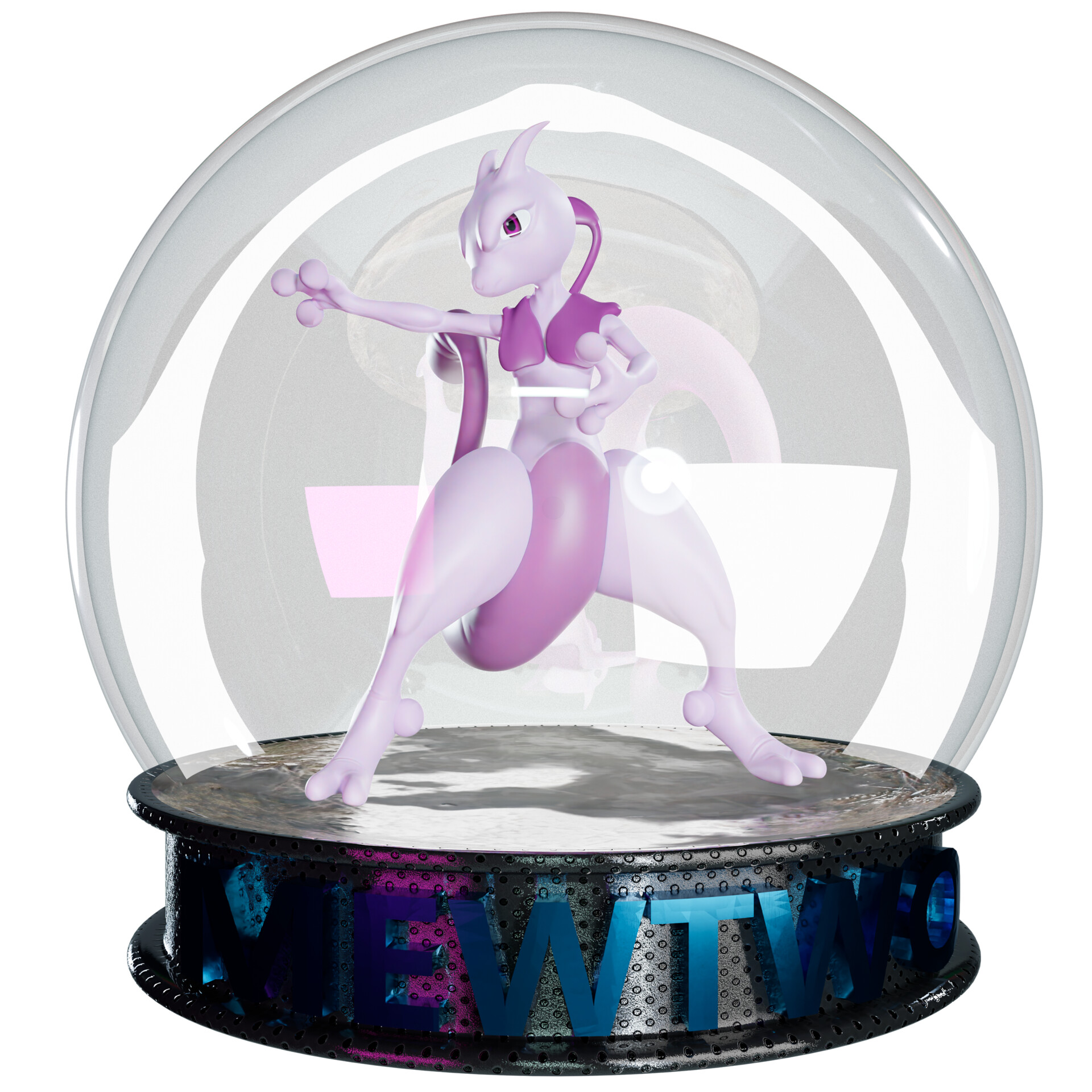 ArtStation - POKEMÓN MEWTWO