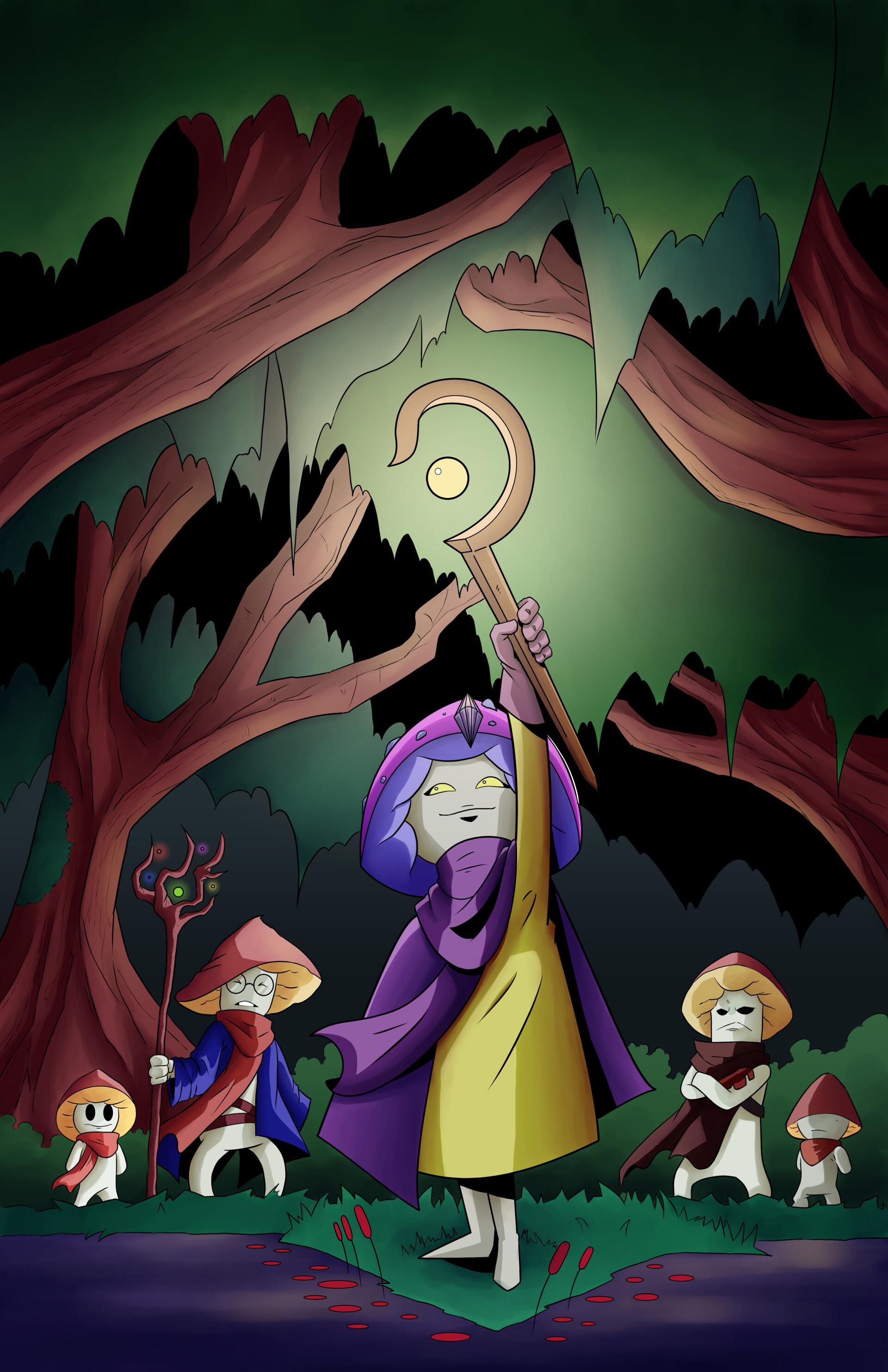 ArtStation - Northern Wind Comics Cover 1 Process