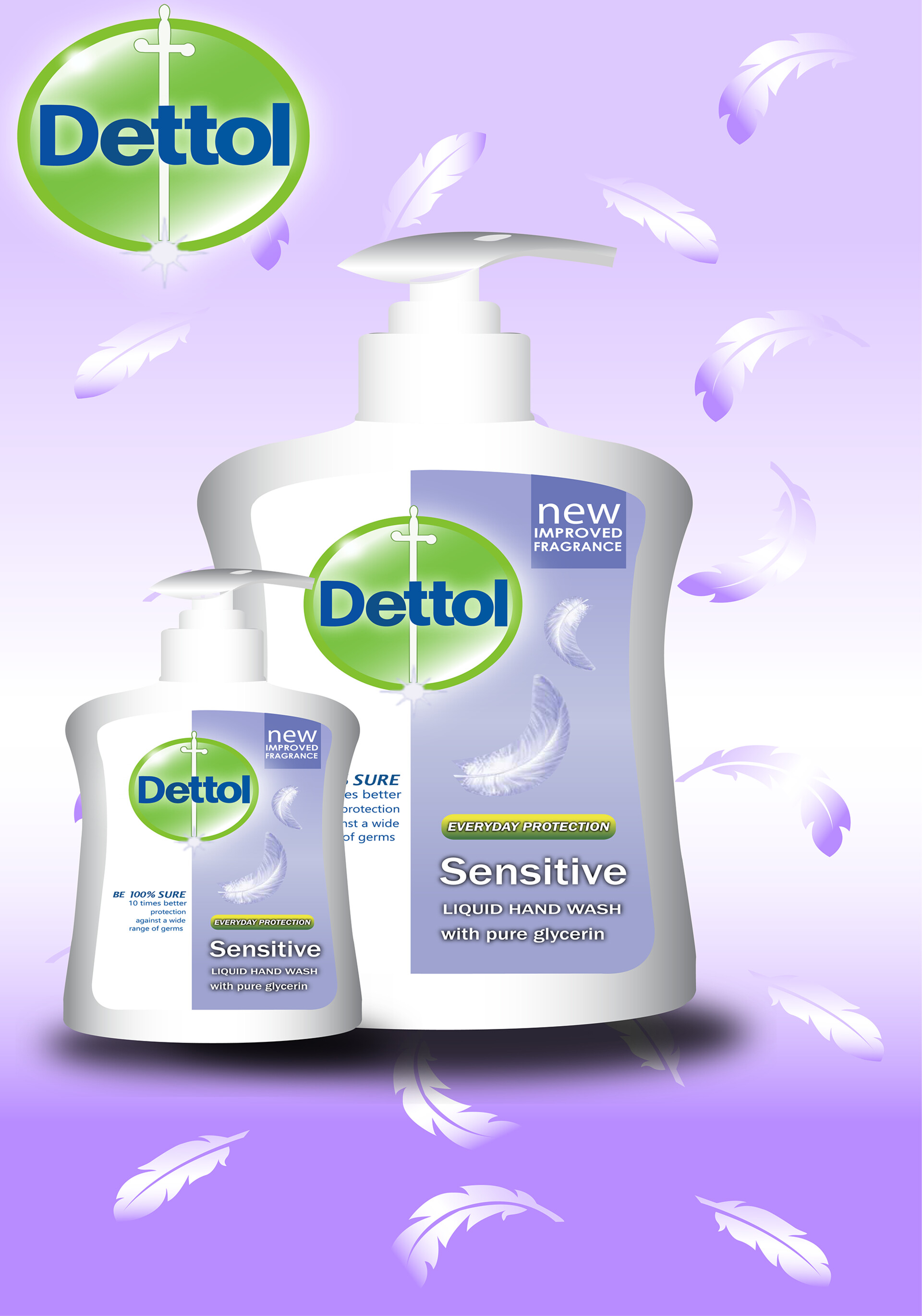 ArtStation - PRODUCT VECTOR ILLUSTRATION (DETTOL)