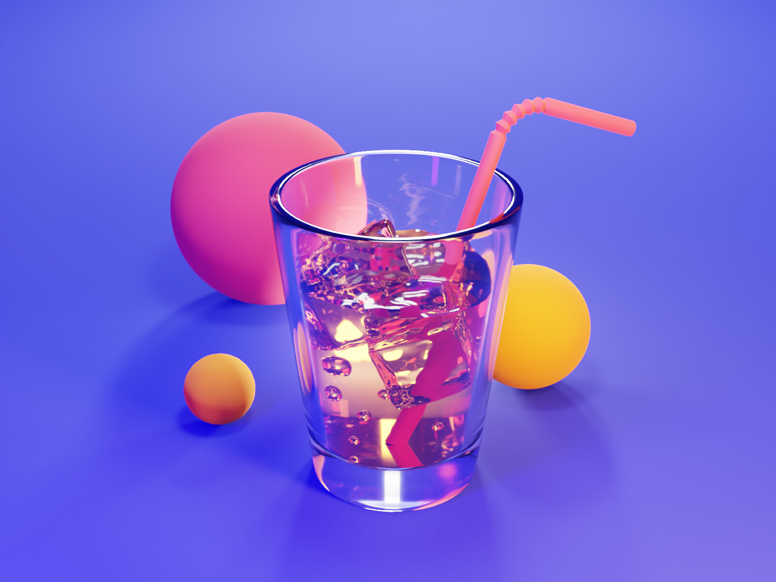 ArtStation - Glass Liquid In Blender 3.1