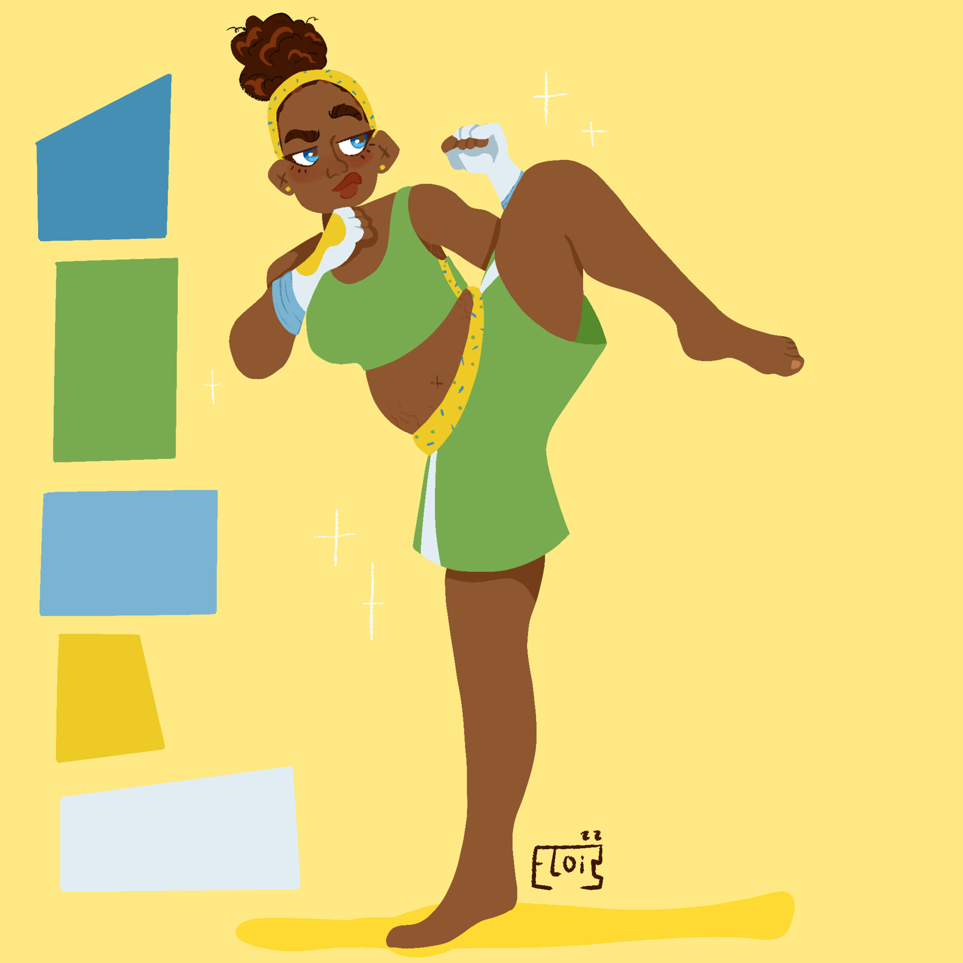 ArtStation - Palette Trio Color Studies