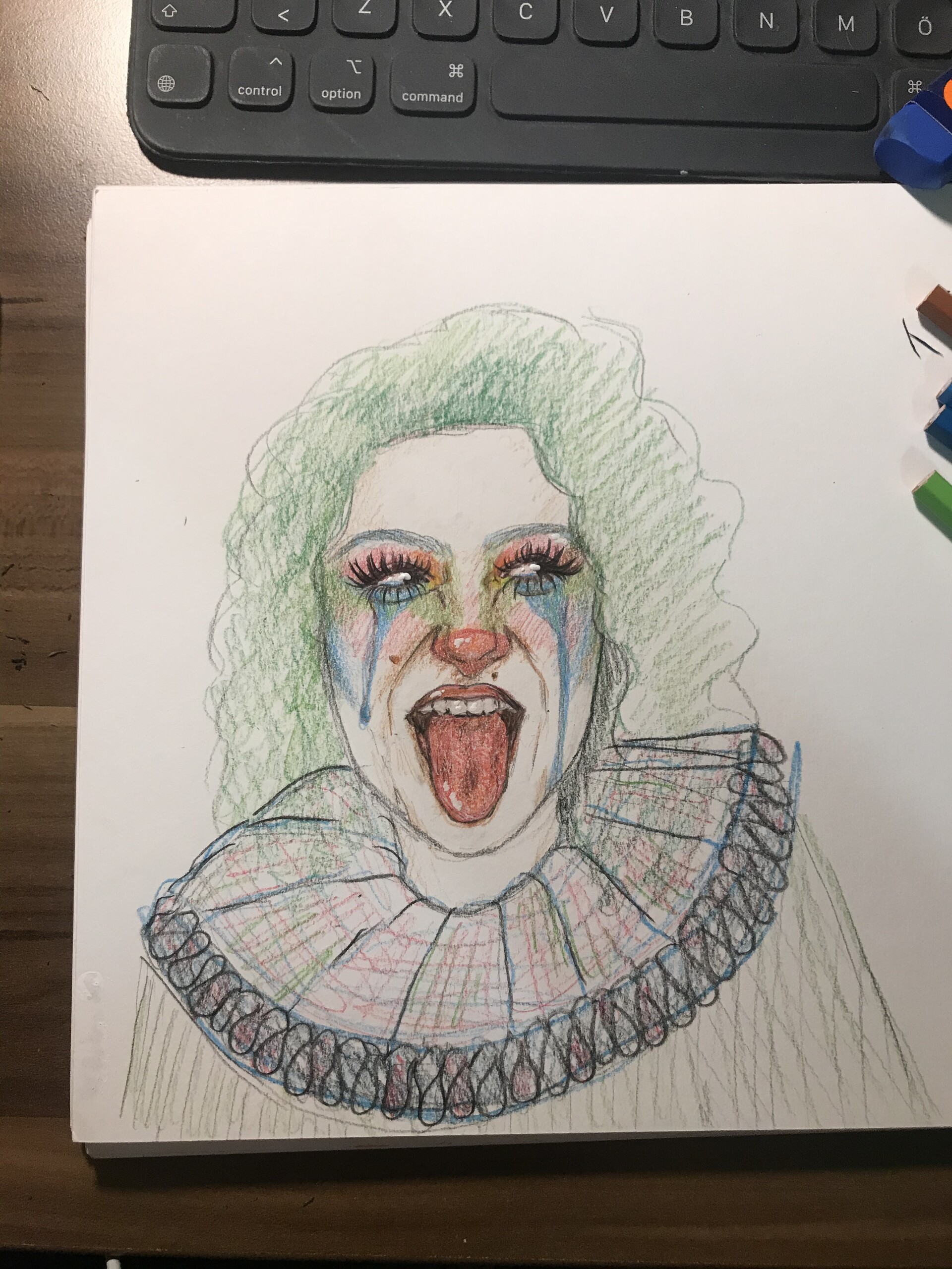 ArtStation - Clown Self Portrait