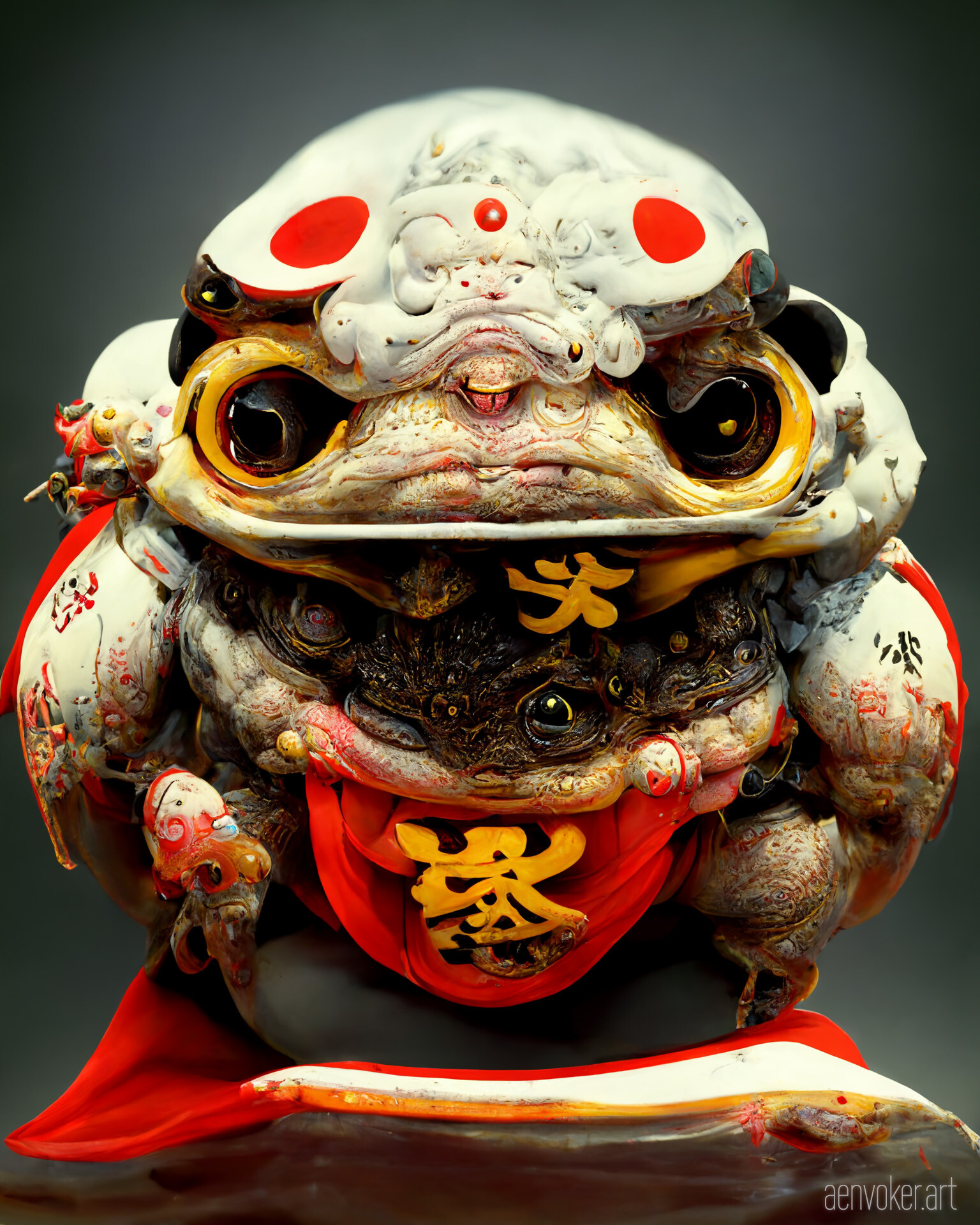 ArtStation - Toad warrior sculpture