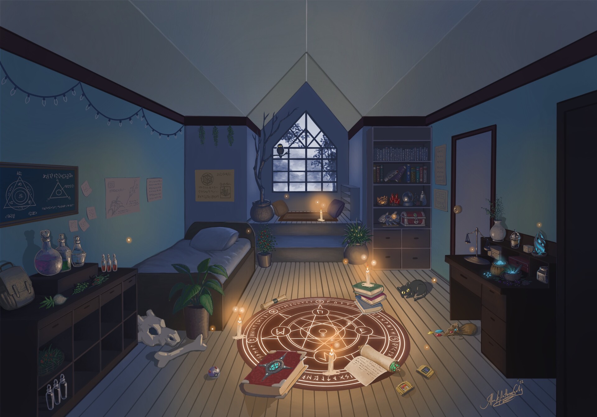 ArtStation - Magical room