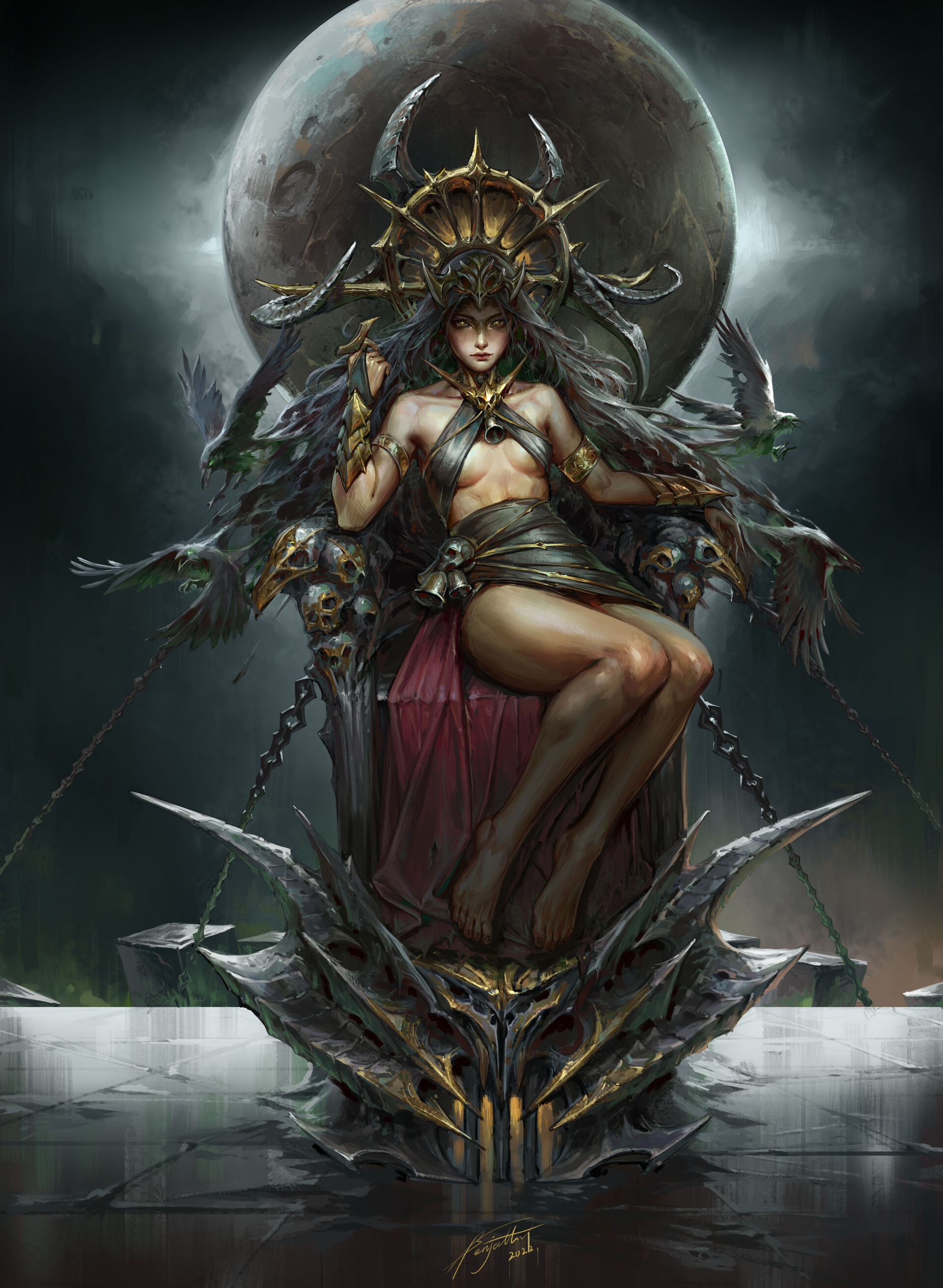 Eclipse by Wenmo Zhang : r/blackandgold