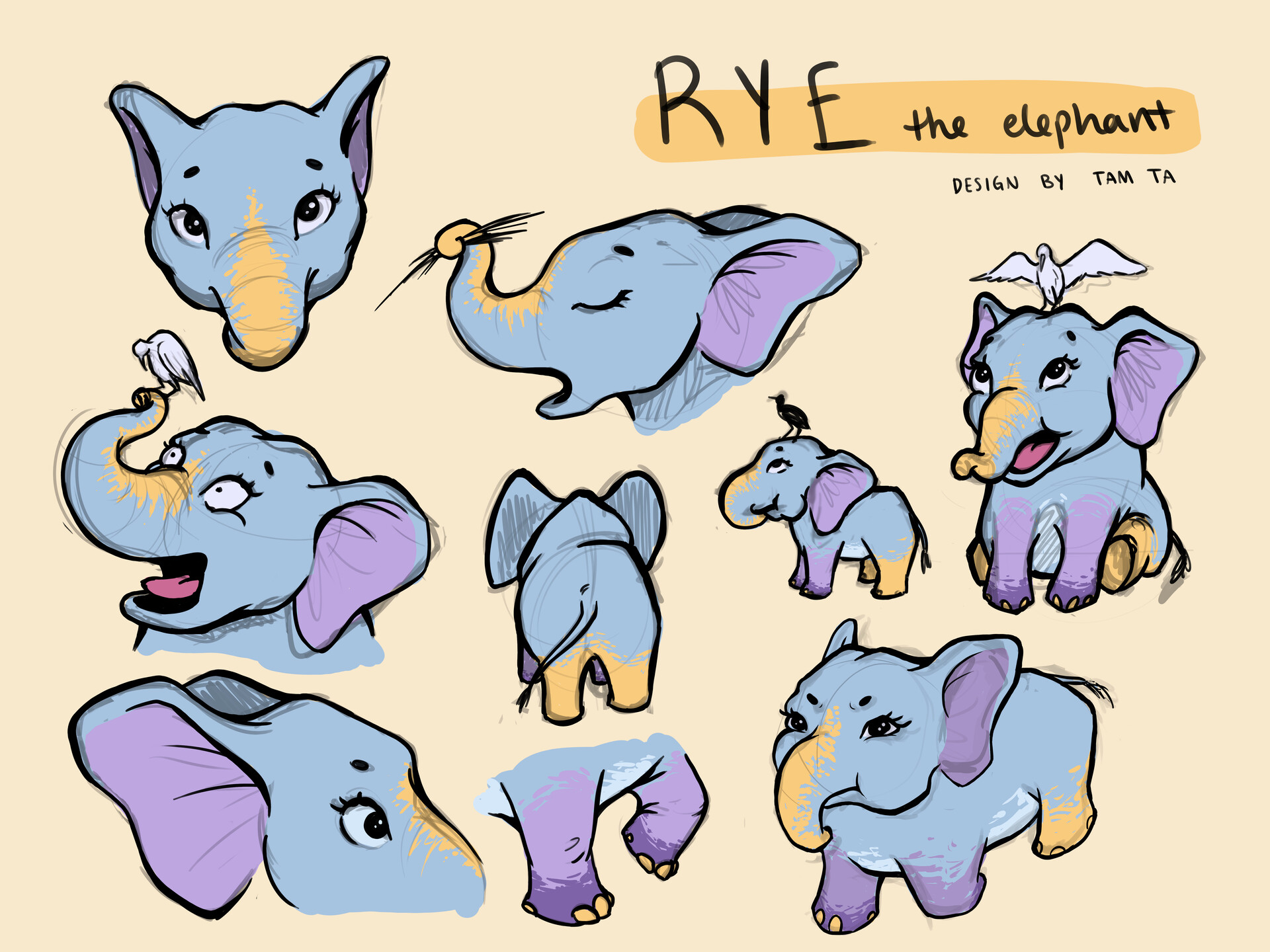 ArtStation - Rye the Elephant