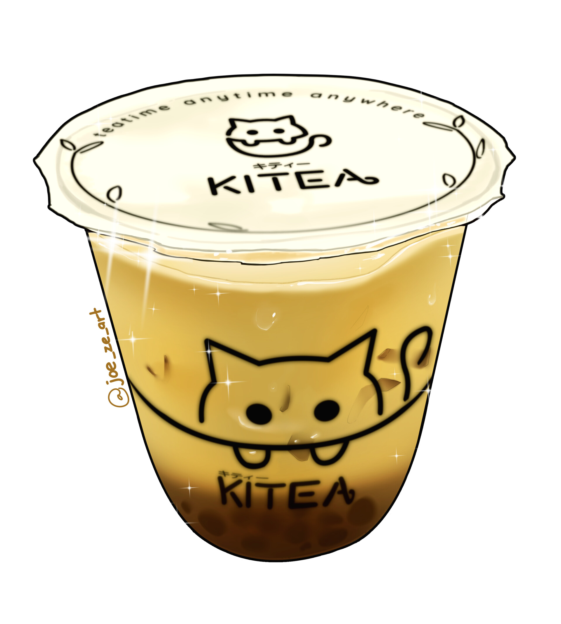 ArtStation - Boba Tea Art