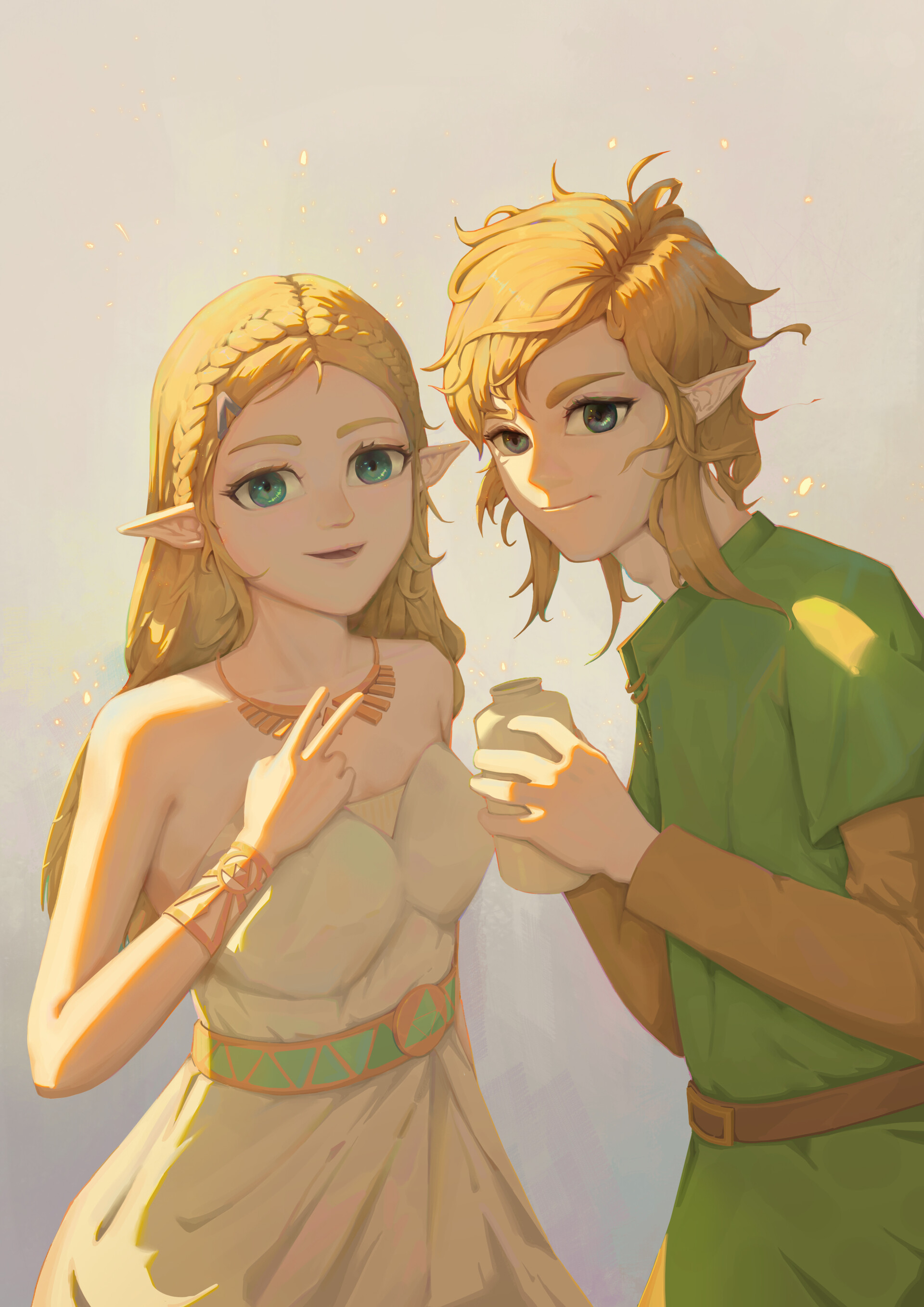 ArtStation - Practice Link Zelda