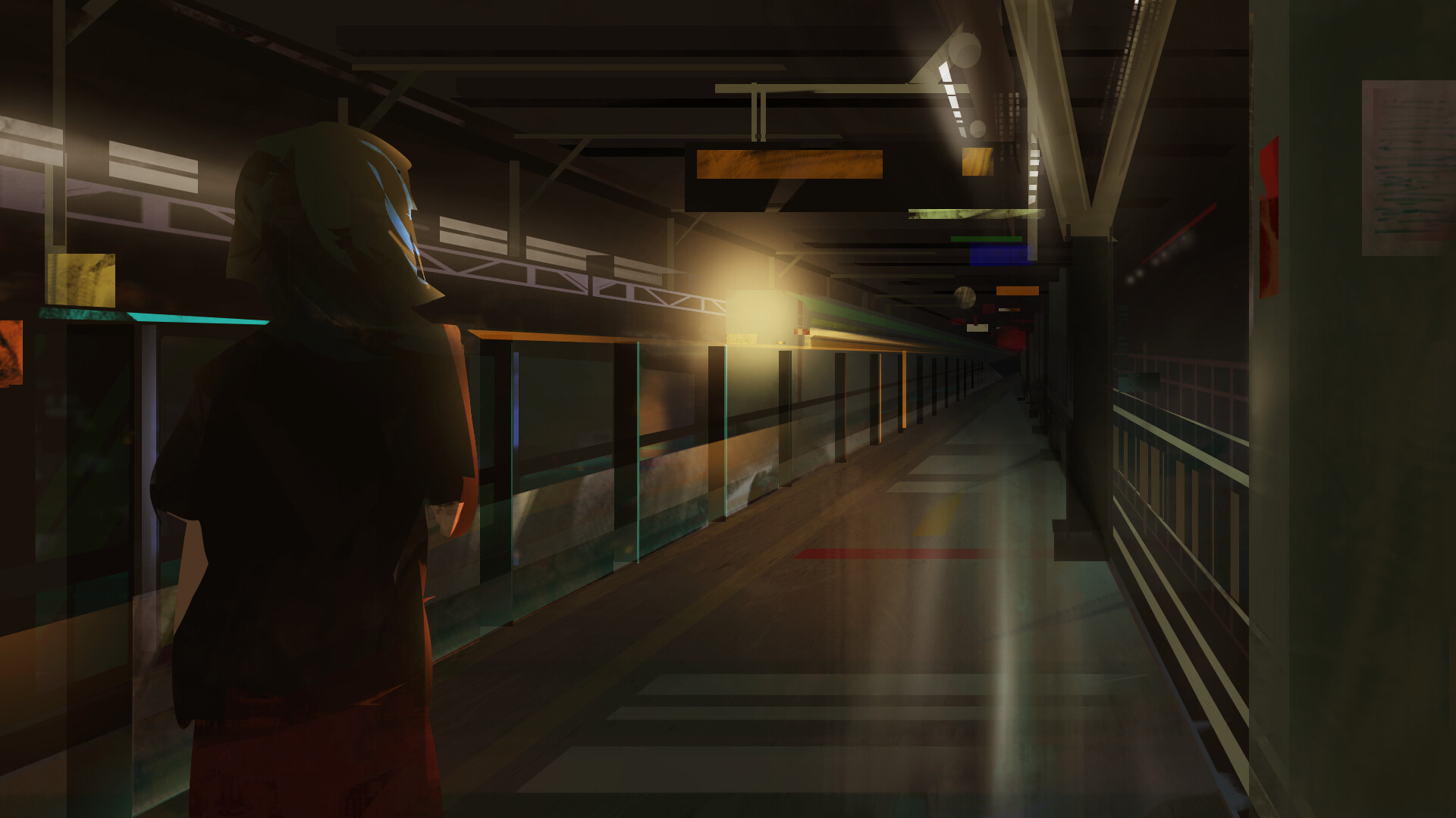ArtStation - Metro Station Lights