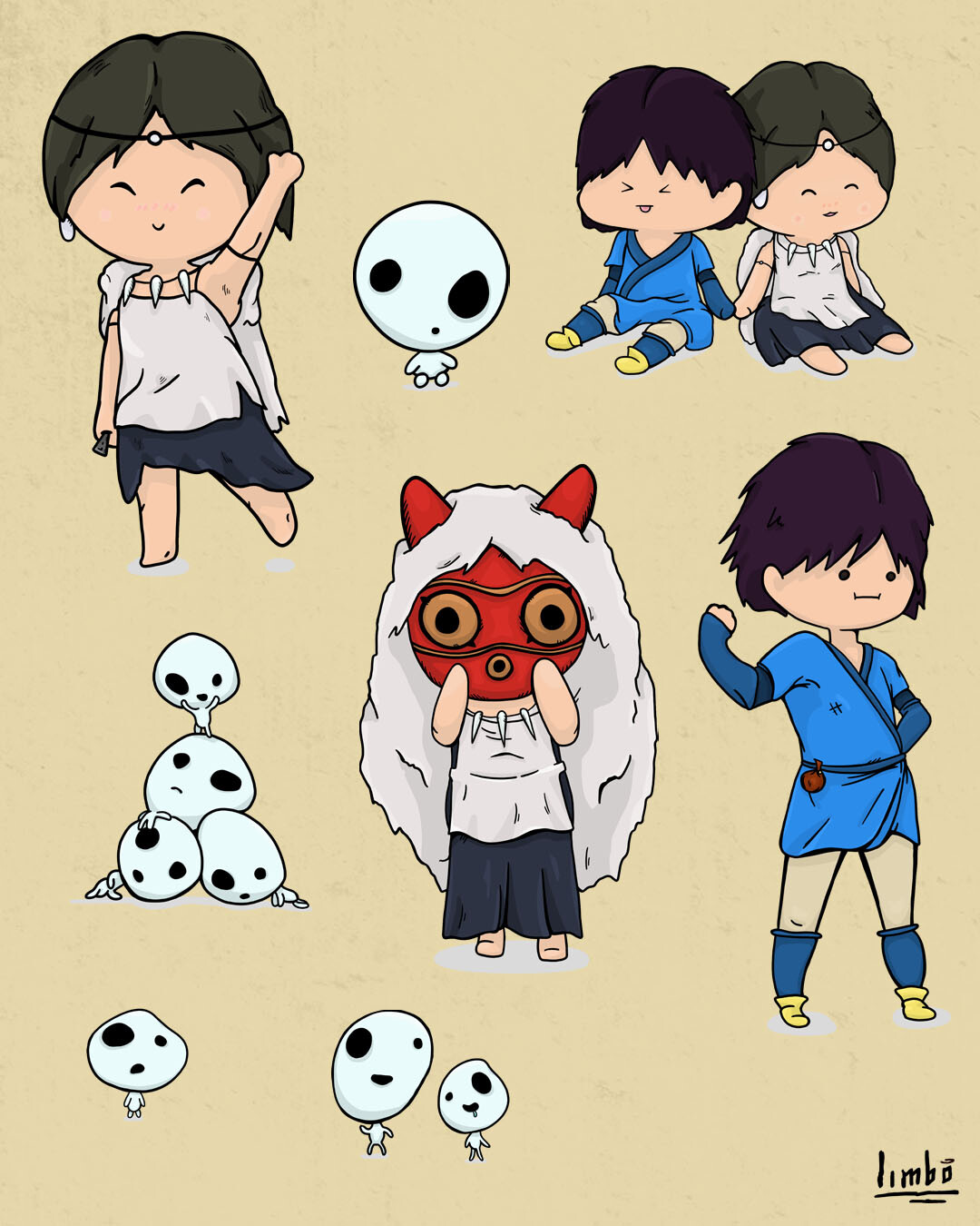 Studio Ghibli Characters Chibi