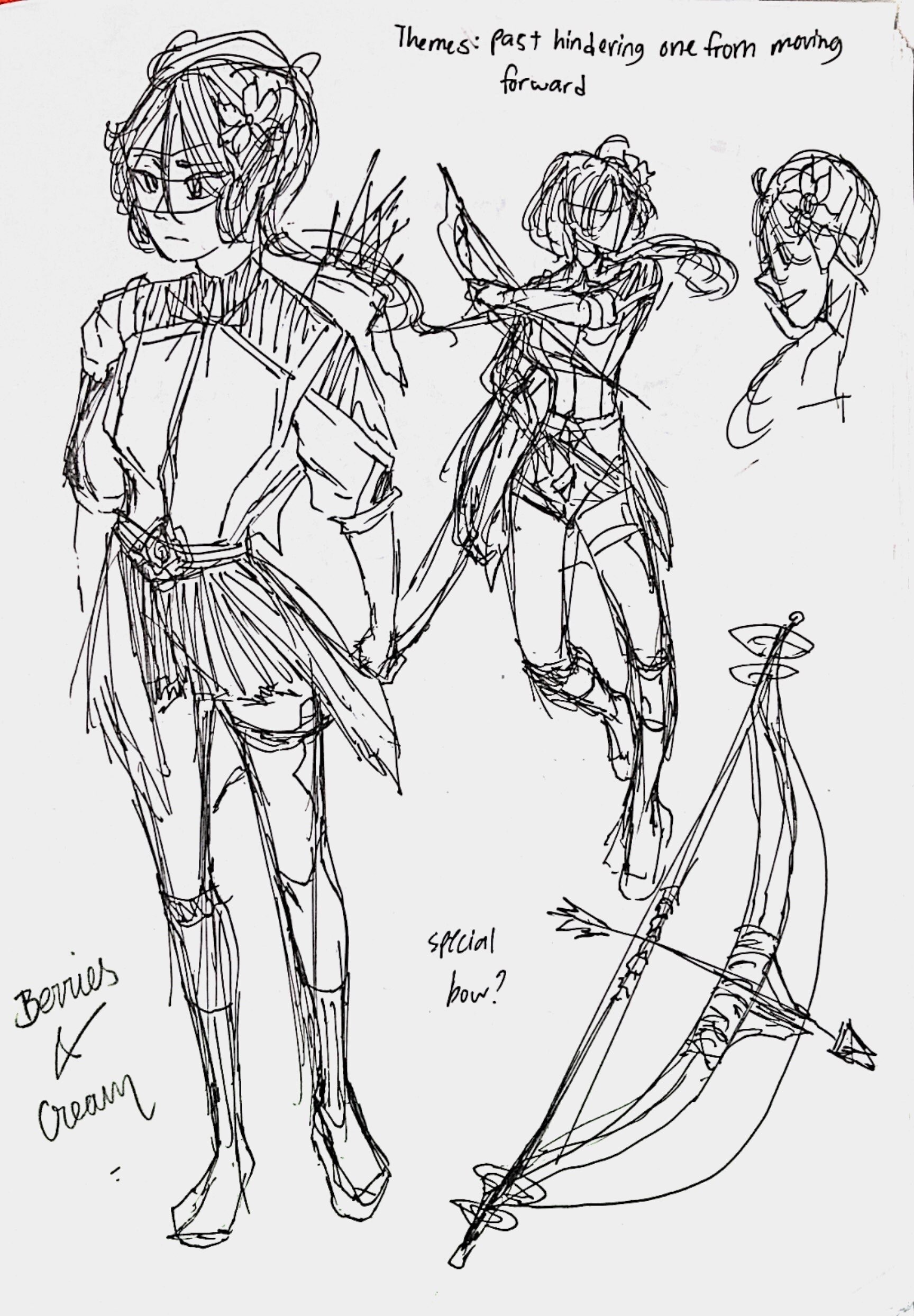 ArtStation - Rough character sheet