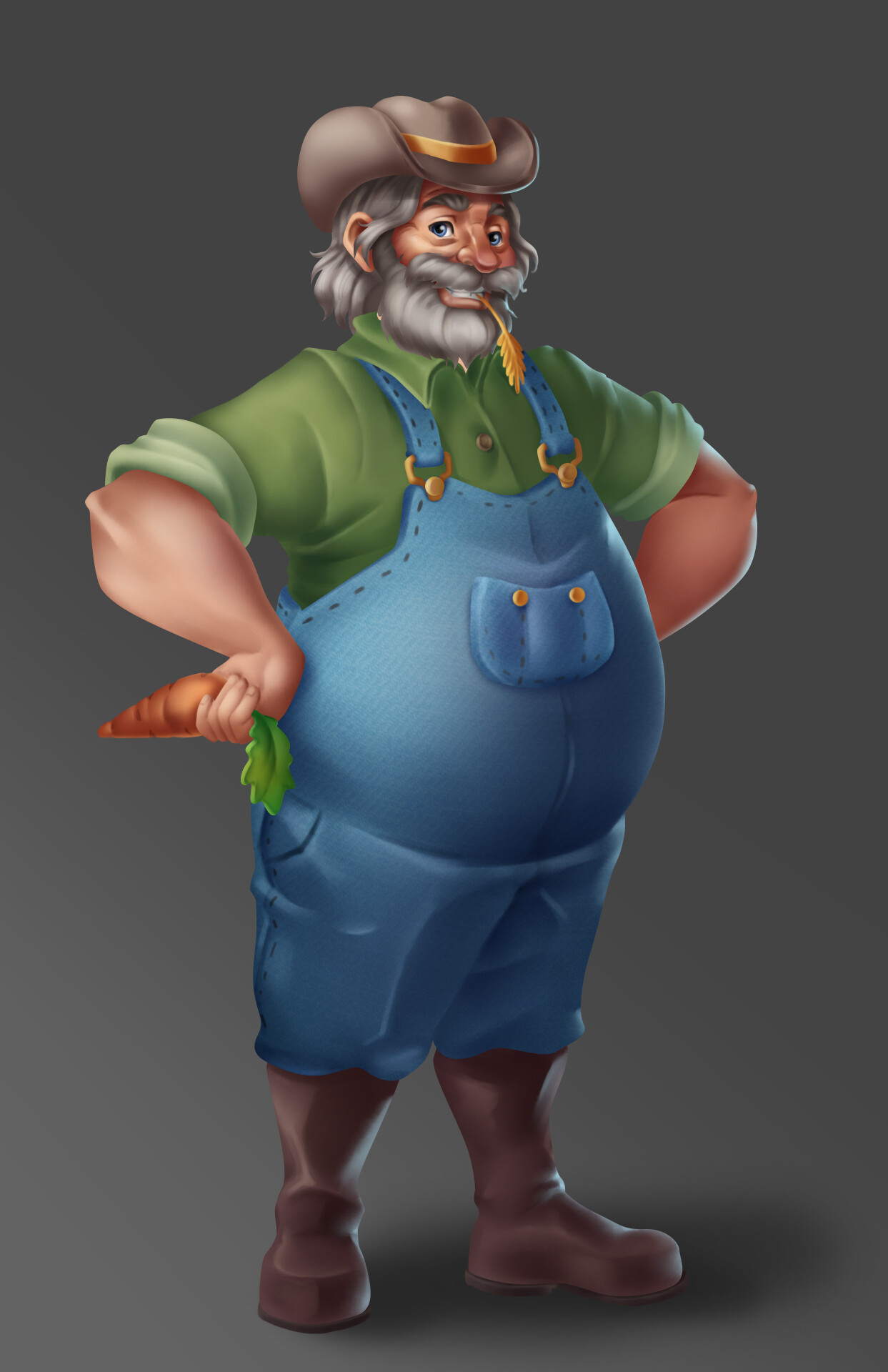 ArtStation - Old farmer