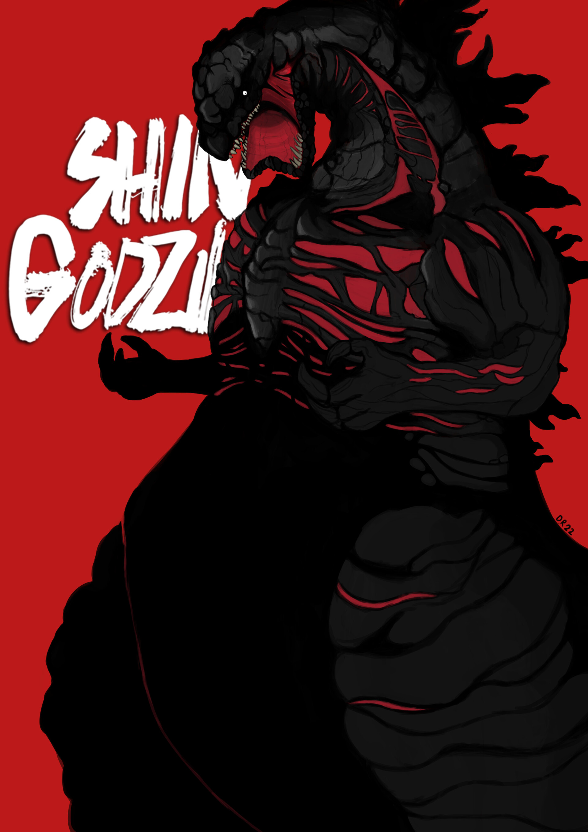 Artstation Shin Godzilla Fan Art Liam Manning In 2021