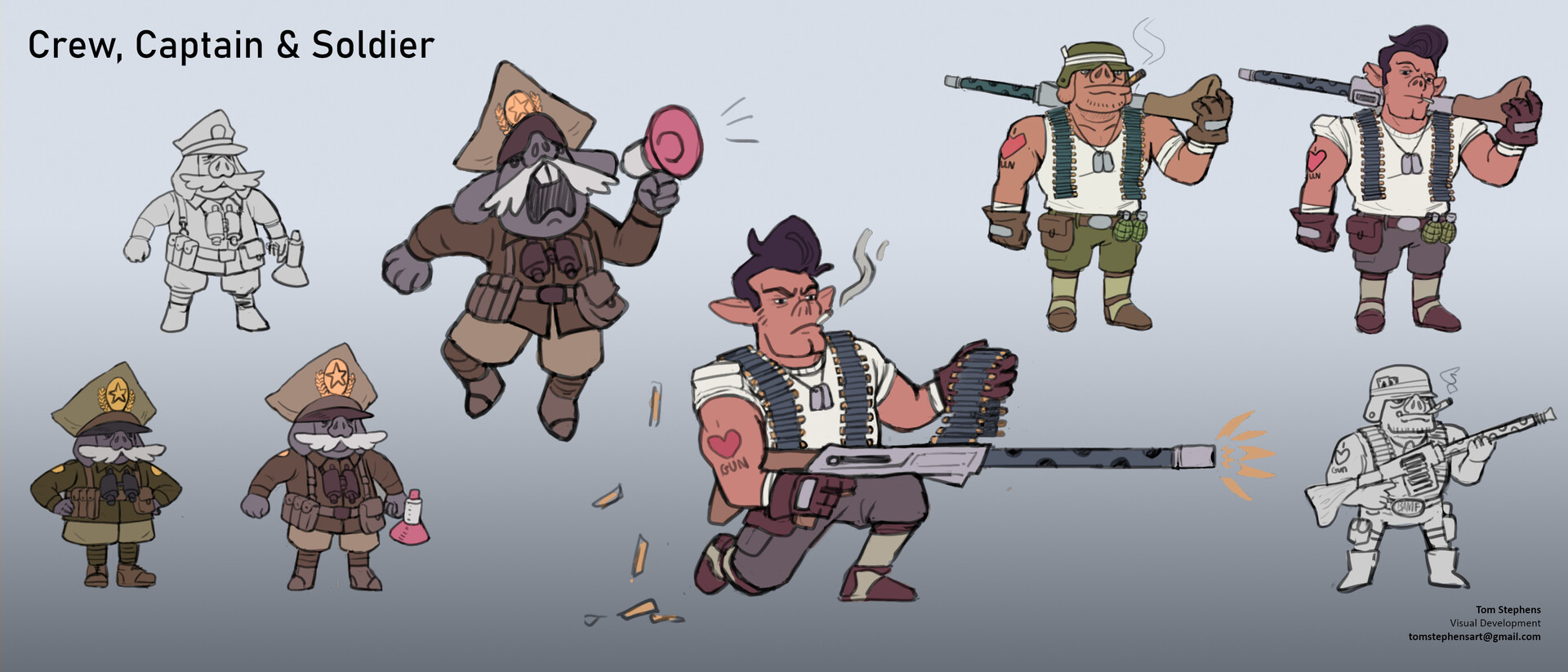 ArtStation - Pirates! Pig Crew (Idea Academy)